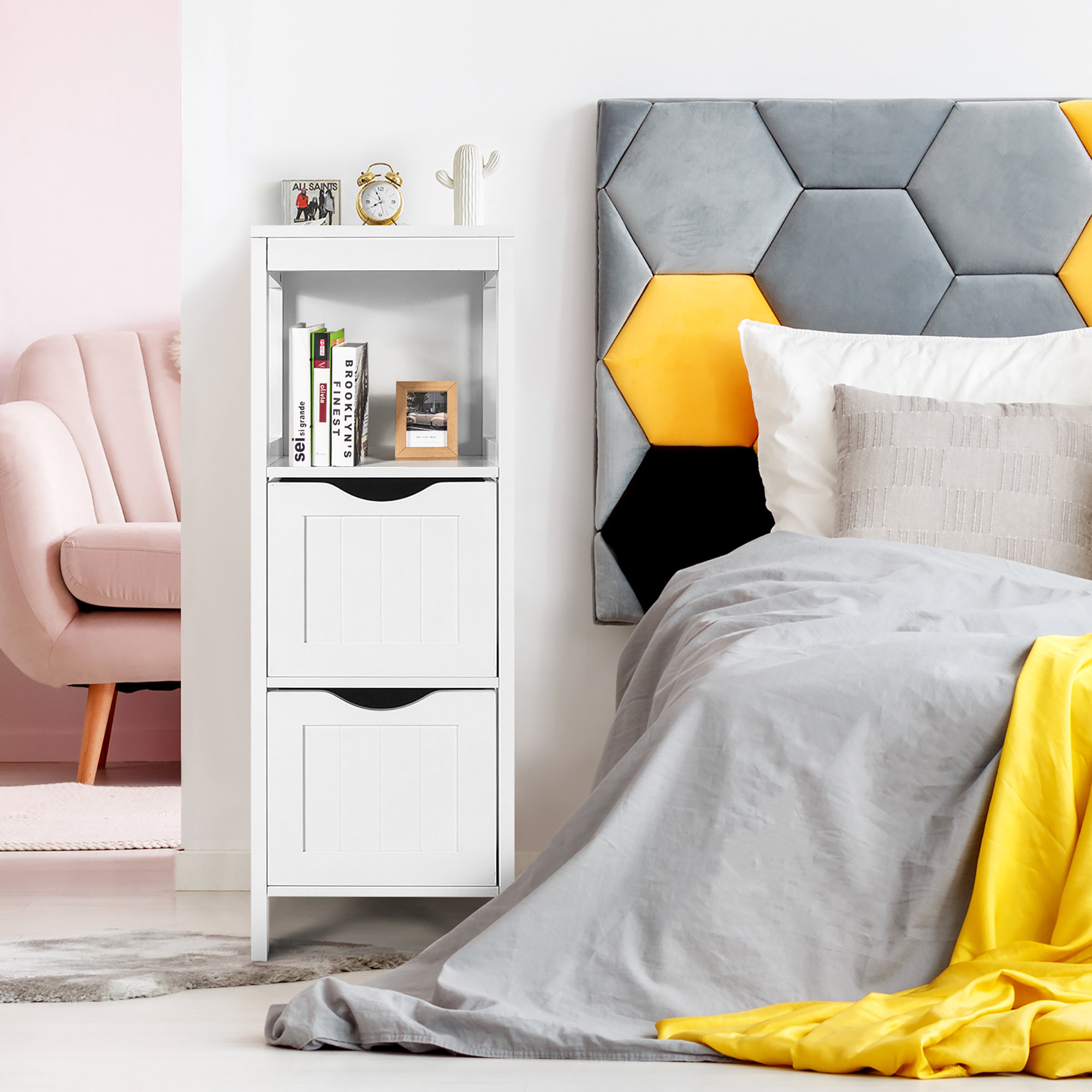 Red Barrel Studio Armoire à linge l 12 po x H 35 po x P 12 po - Wayfair ...