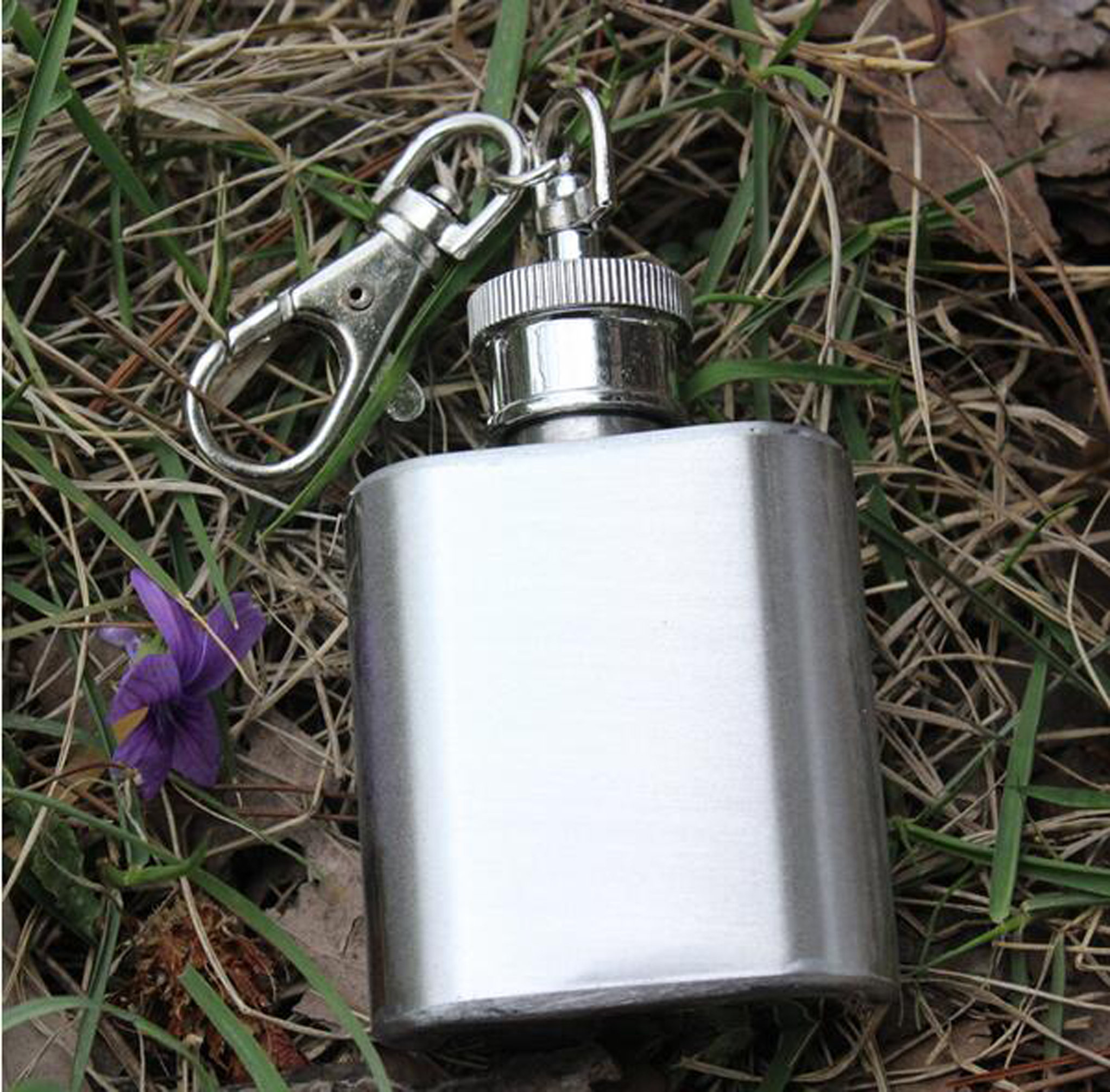 Prep & Savour Portable 1oz Mini Stainless Steel Hip Flask Alcohol ...