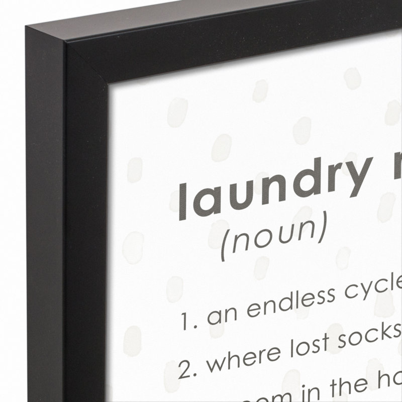 Gracie Oaks Laundry Room Definition - Picture Frame Textual Art on ...