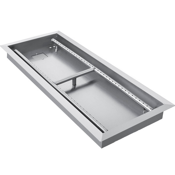 Ebern Designs Altina Stainless Steel Propane Table Fire Pit & Reviews ...