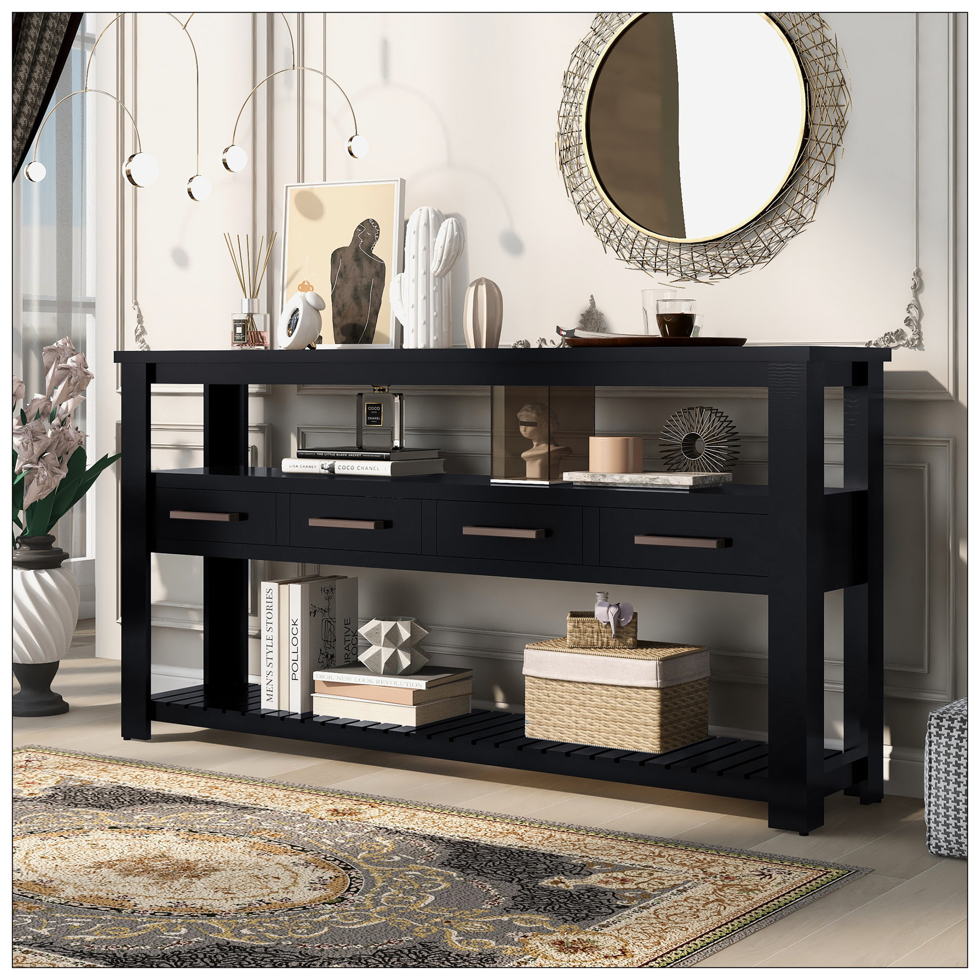Latitude Run® Console Table For Livingroom | Wayfair