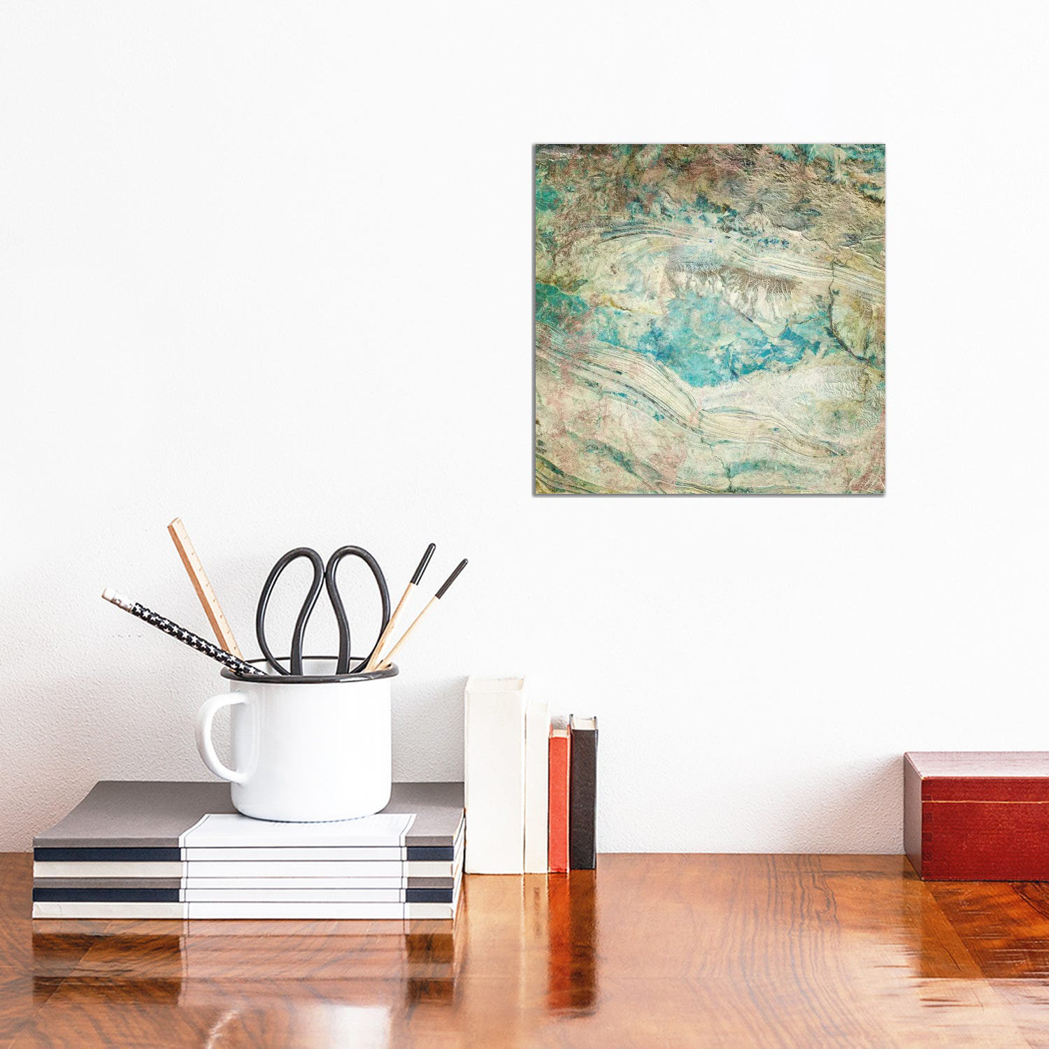 Metro Lane Sea Salt III by - Wrapped Canvas | Wayfair.co.uk
