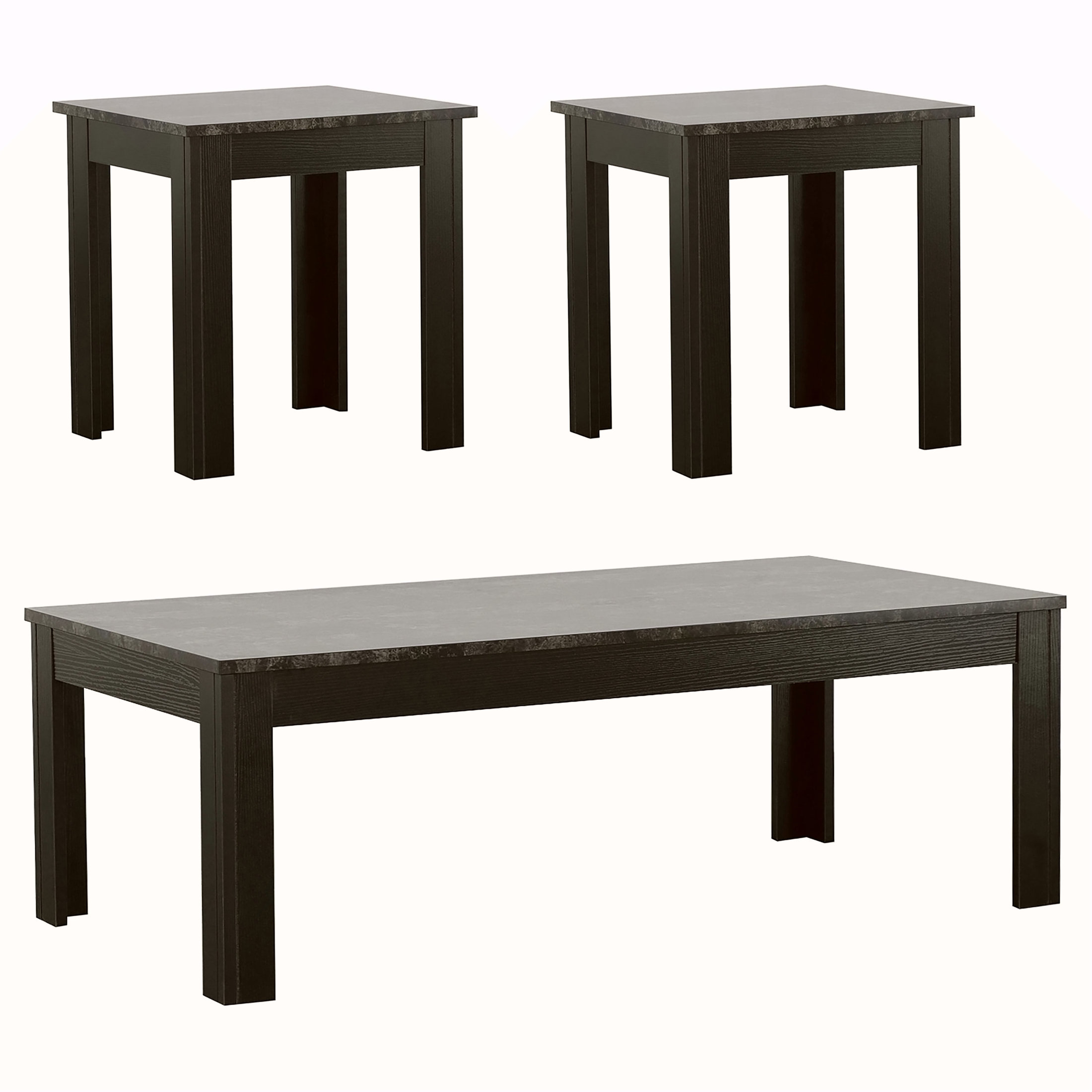 Latitude Run® Pola Grey 3-Piece Coffee Table Set | Wayfair