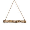Millwood Pines 15" Natural Wooden Log Hanging Wall Decor - Rustic ...