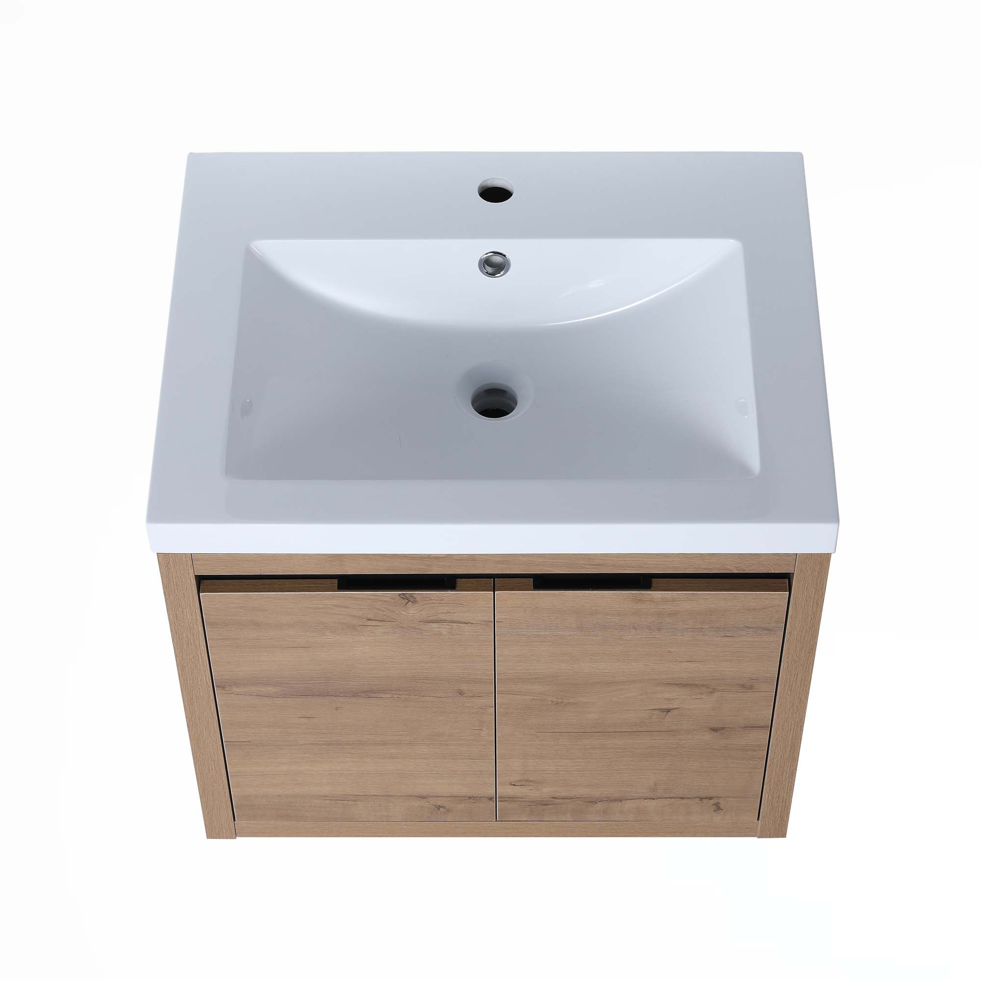 Ebern Designs Float Mounting Bathroom Cabinet With Sink | Wayfair