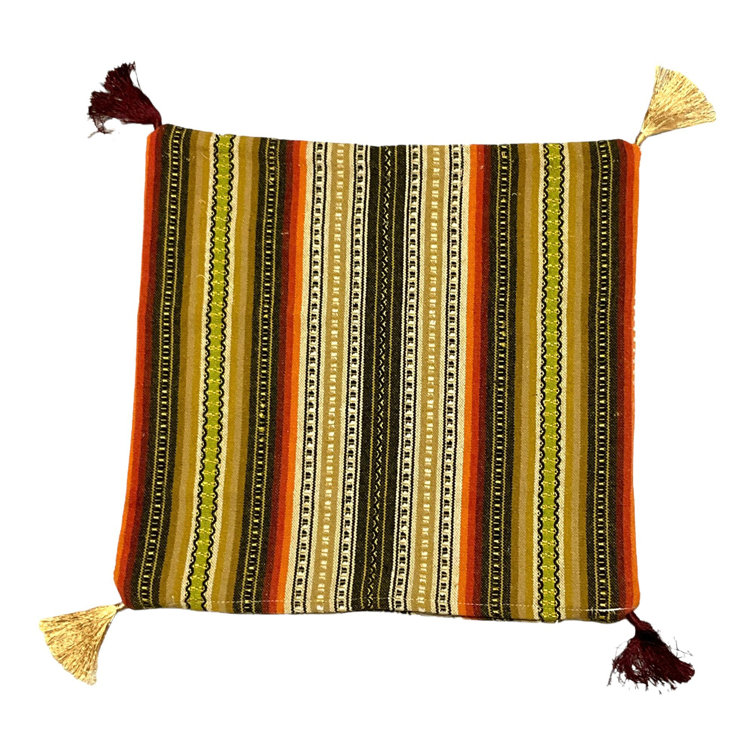 Latitude Vive Ossafa Striped Rectangular Scatter Cushion Cushion Cover ...