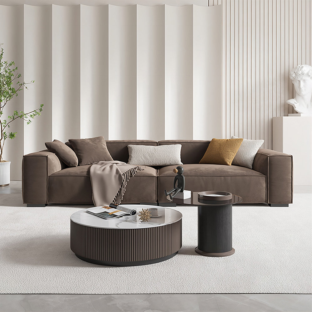 Ebern Designs 100% Polyester Modular Sofa cushion couch - Wayfair Canada