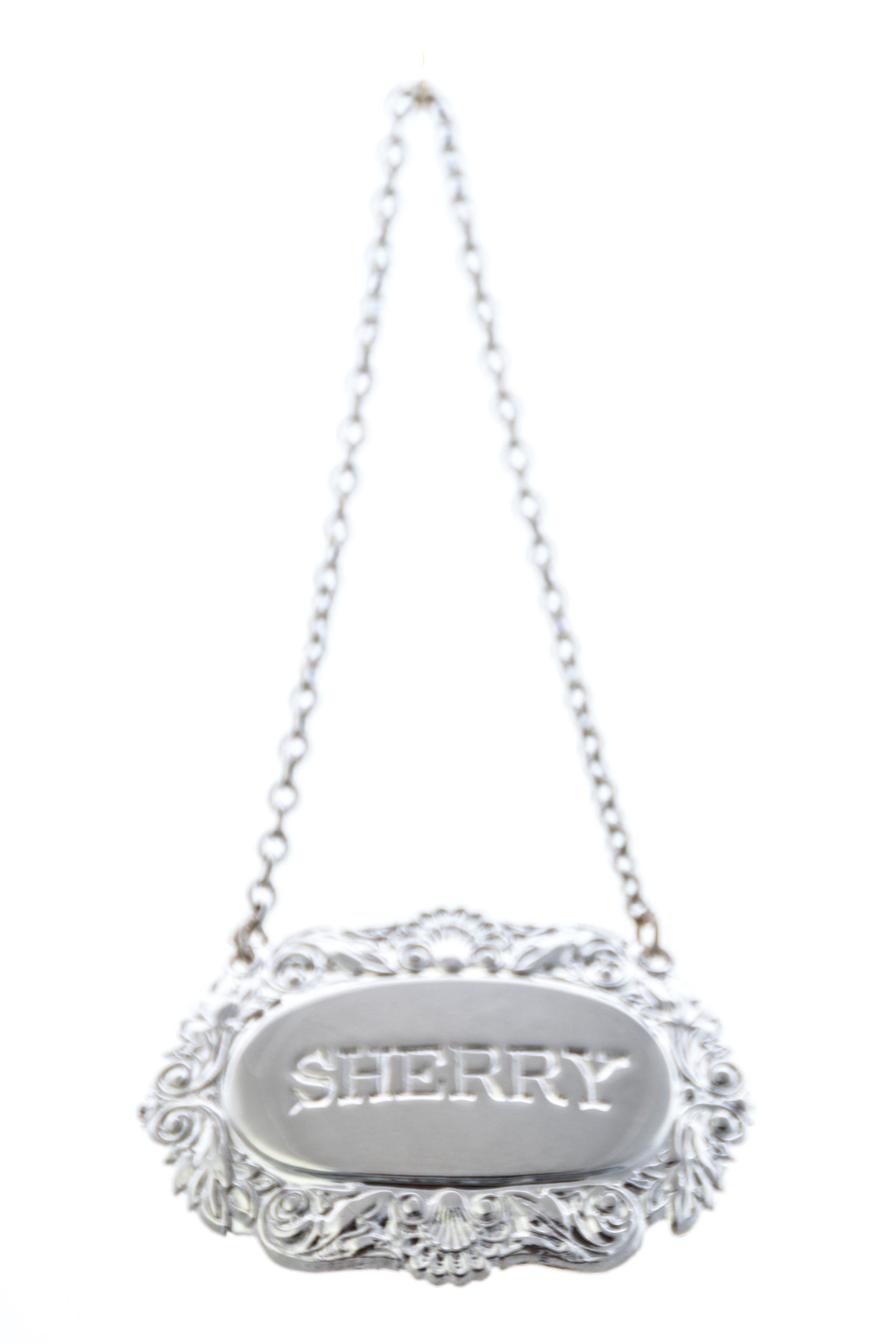 Corbell Silver Company Decanter Label-Shell and Scroll Sherry | Wayfair