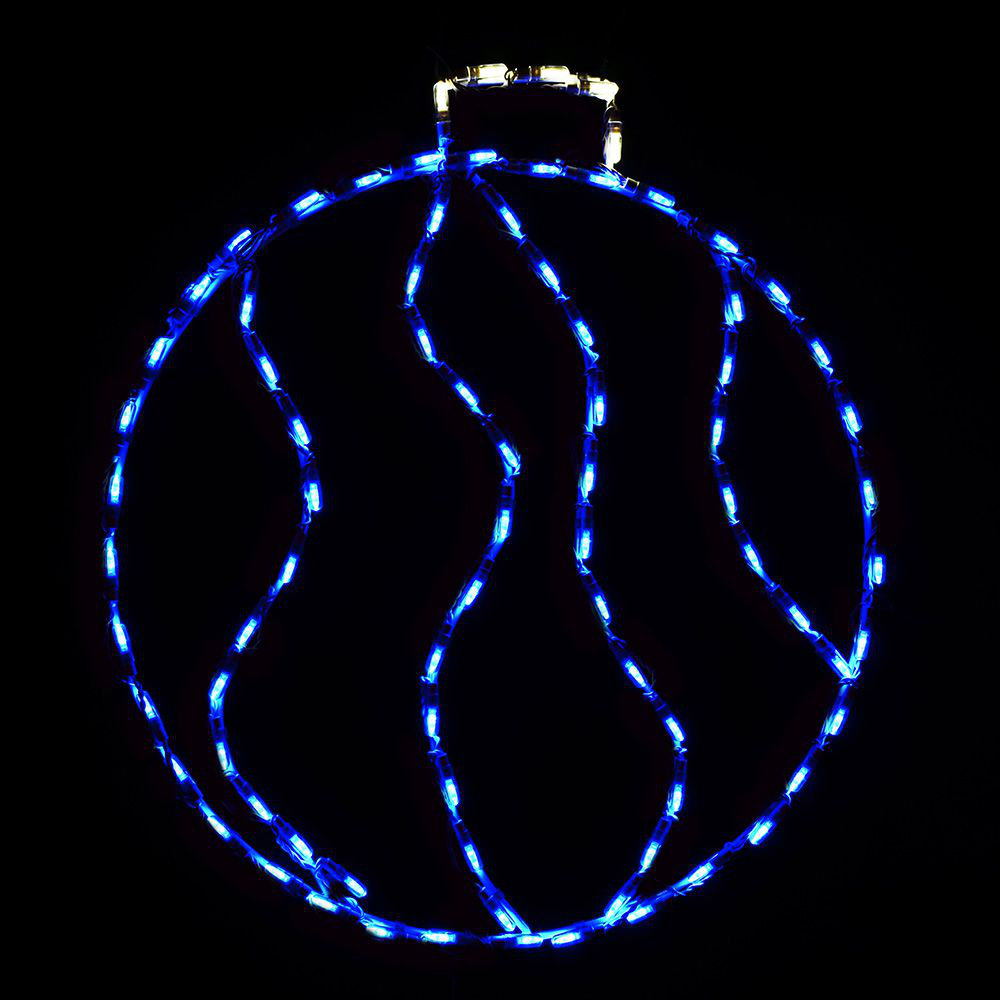Brite Ideas LED Swirl Ornament 88 Light Lighted Window Décor | Wayfair