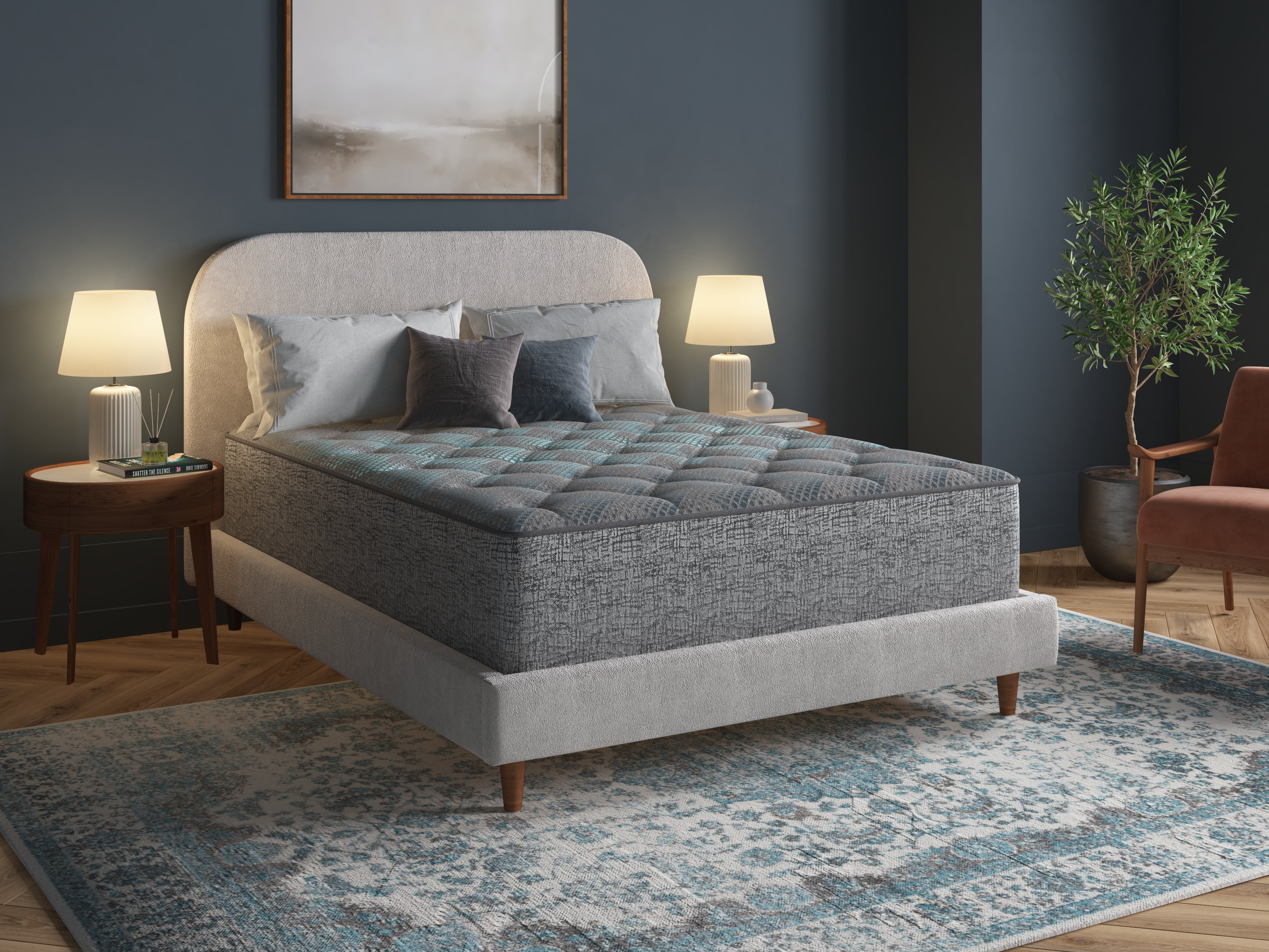 Red Barrel Studio® Shay 13" Firm Hybrid Mattress with Cooling, Pocketed ...