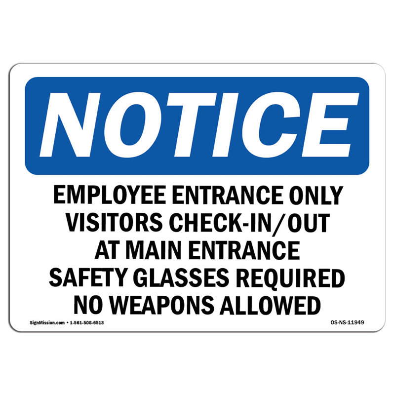 SignMission Heavy Duty Sign | Wayfair