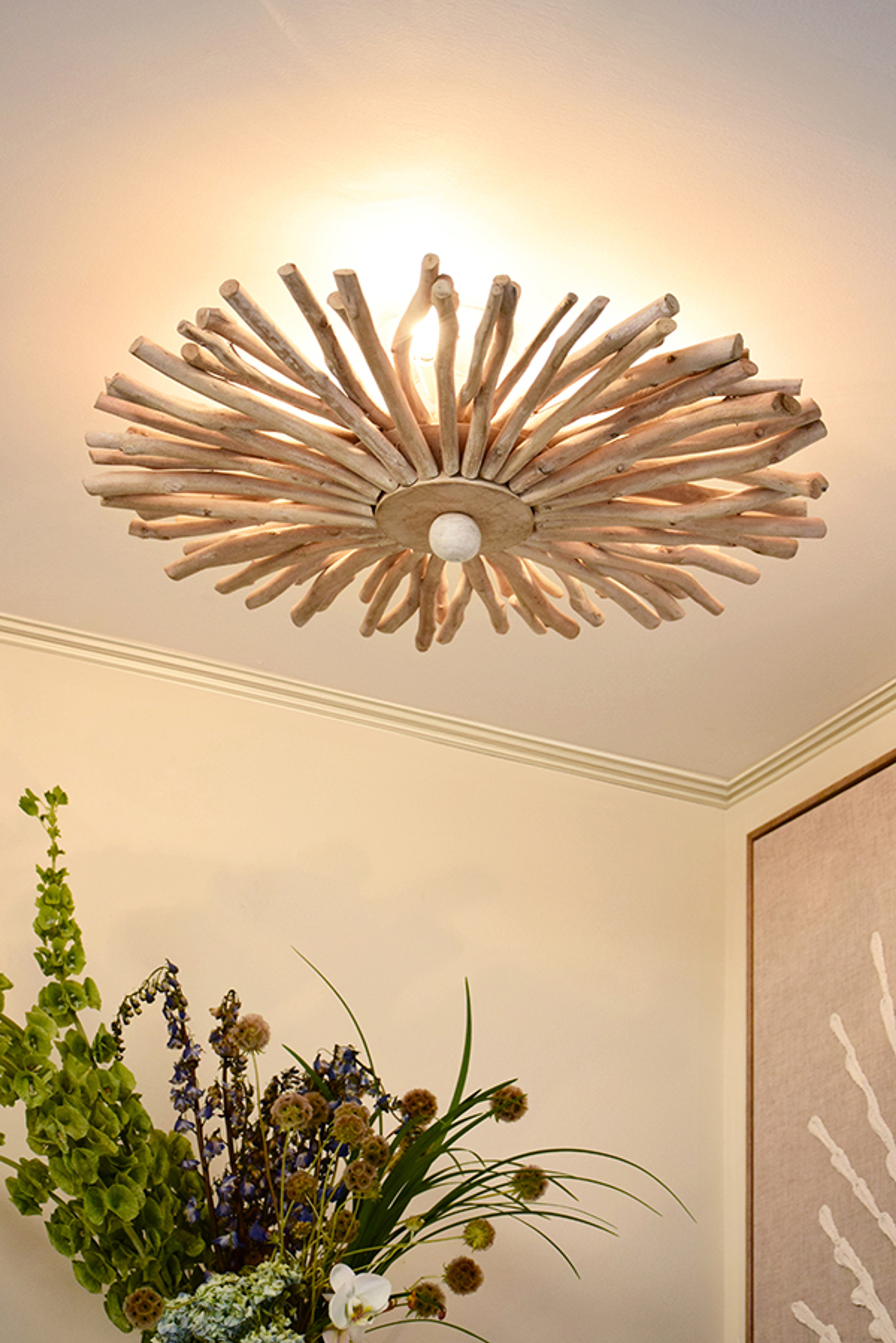 Worlds Away Rio Solid Wood Flush Mounted Sconce | Wayfair