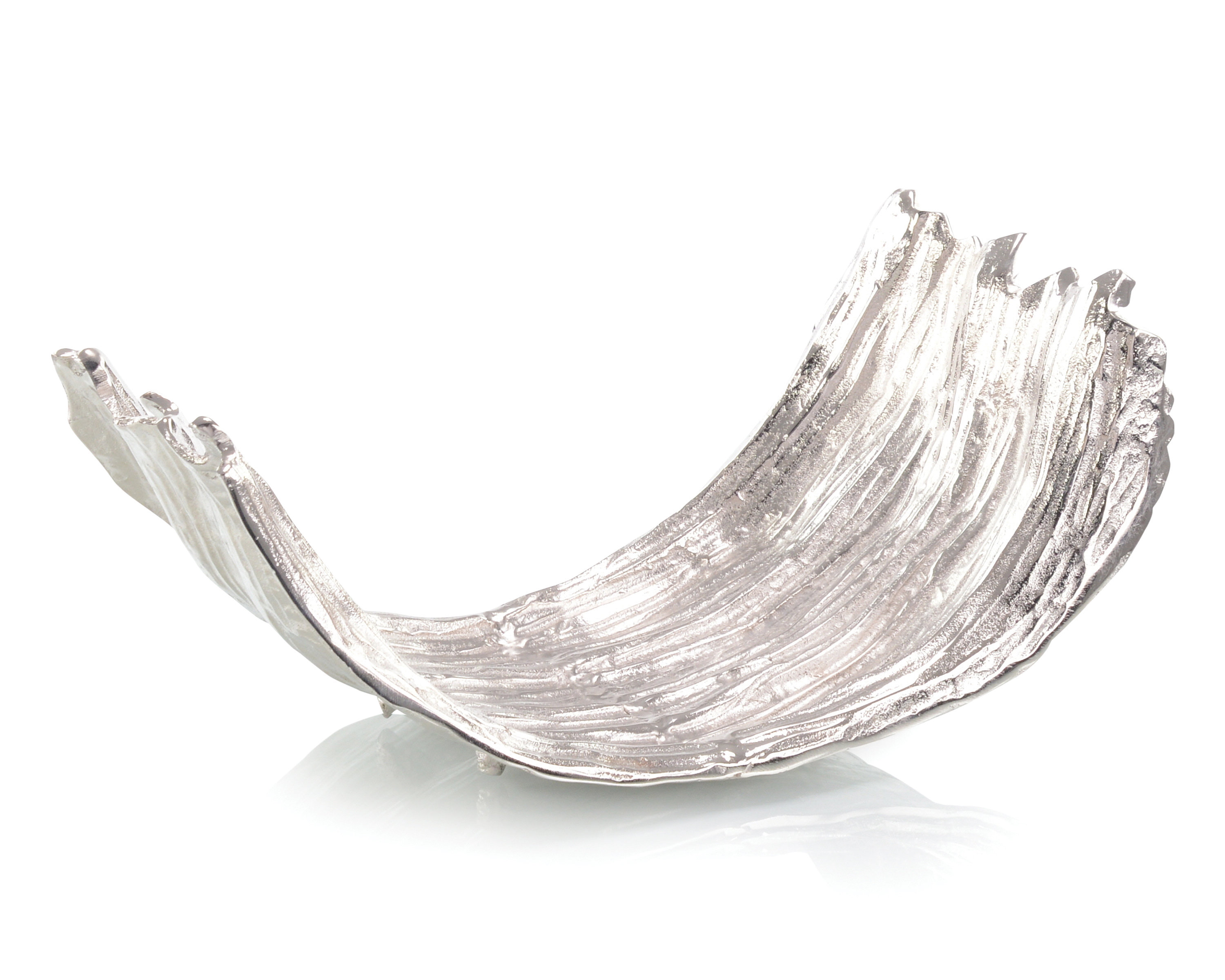 John-Richard Rippled Caddy In Nickel | Perigold
