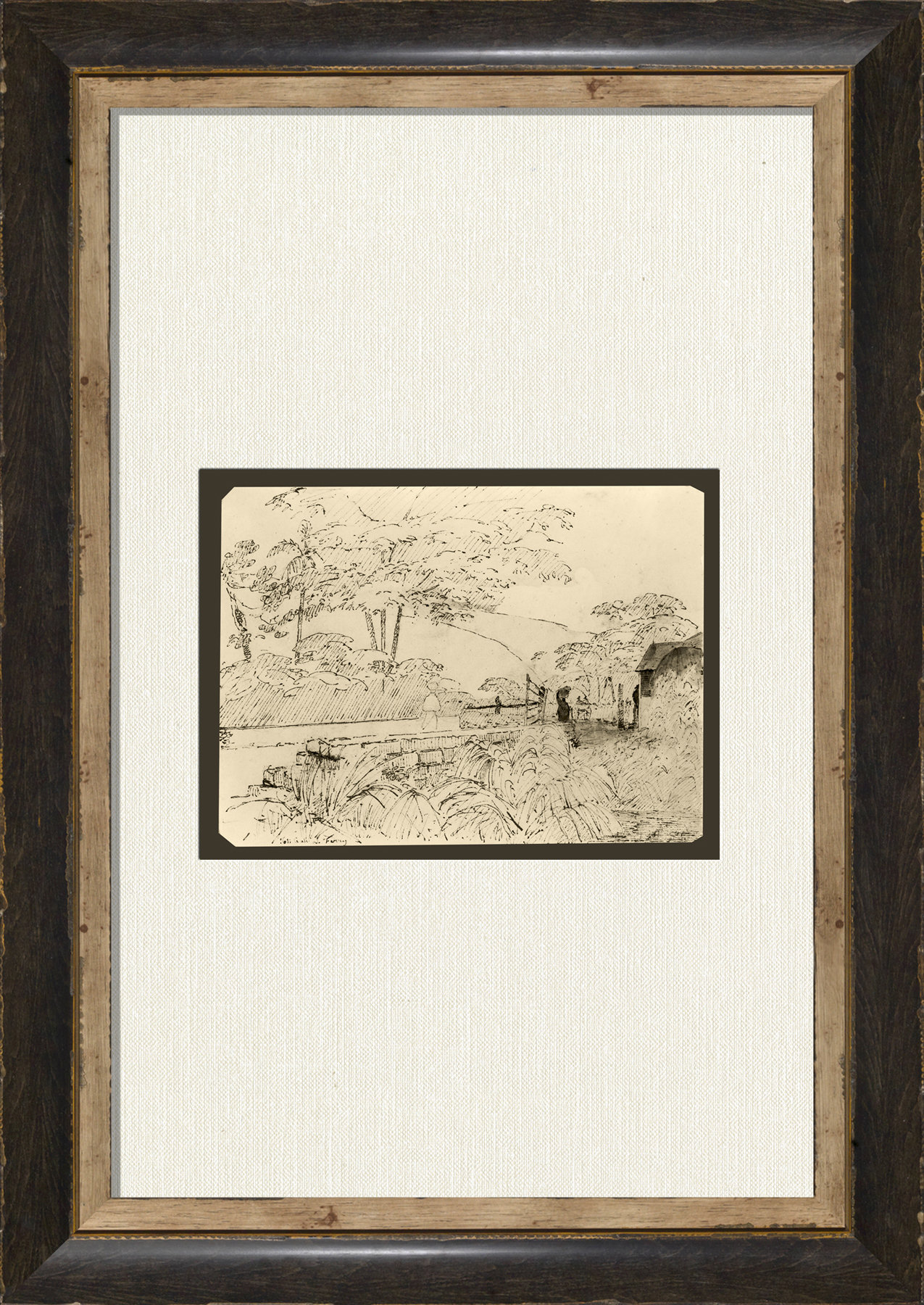 Wendover Art Group Bahamas Travel Study III - Picture Frame Drawing ...