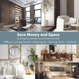 Uhome 8000 BTU(ASHRAE) Portable Air Conditioner for 200 Square Feet ...