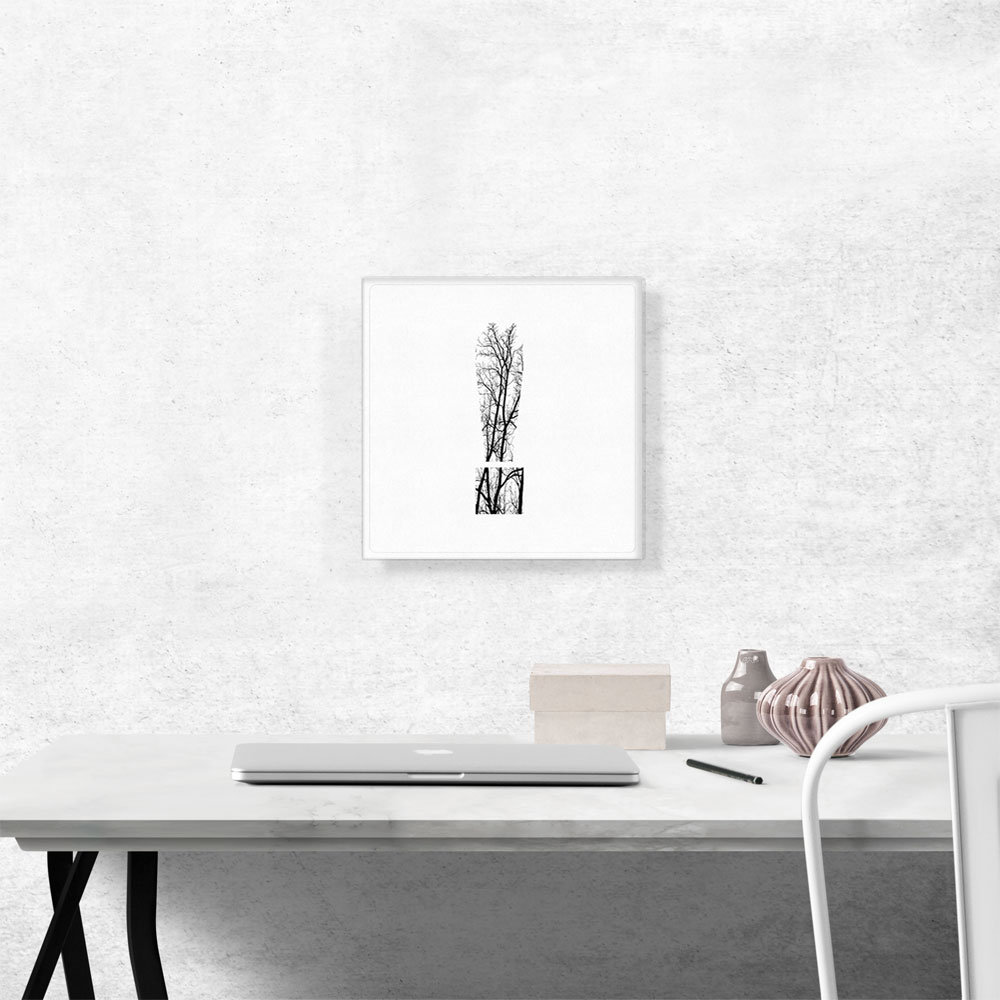 ARTCANVAS Tree Branches Alphabet Exclamation Point Mark Sign Canvas Art ...