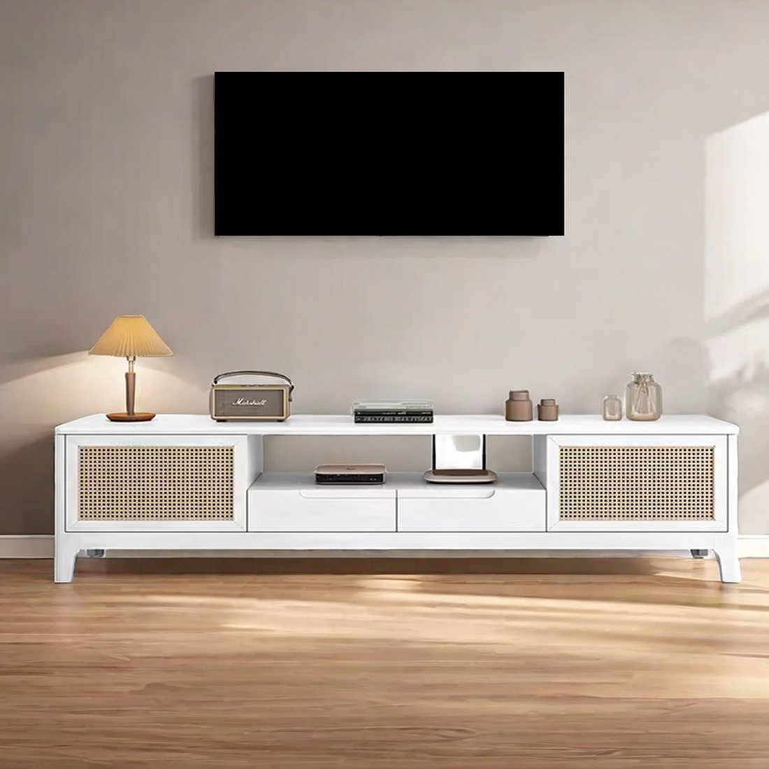 Bayou Breeze Brijin 70.86'' W Storage Credenza | Wayfair