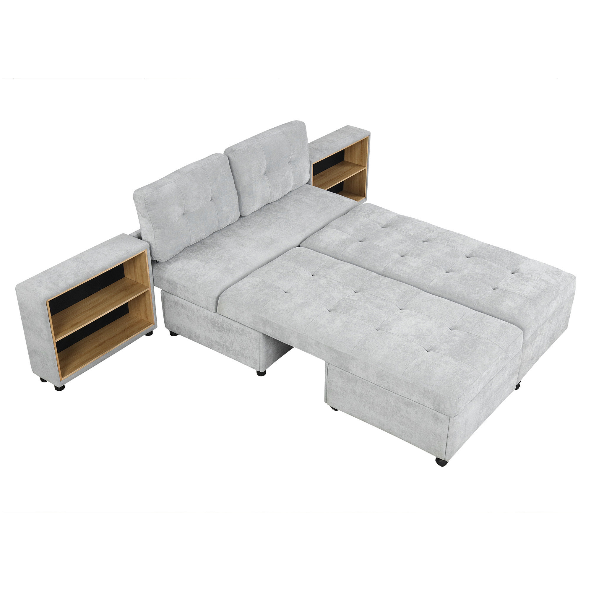 Ebern Designs 121.2" Versatile Sofa Bed Modular Sofa Free-Combined Sofa ...