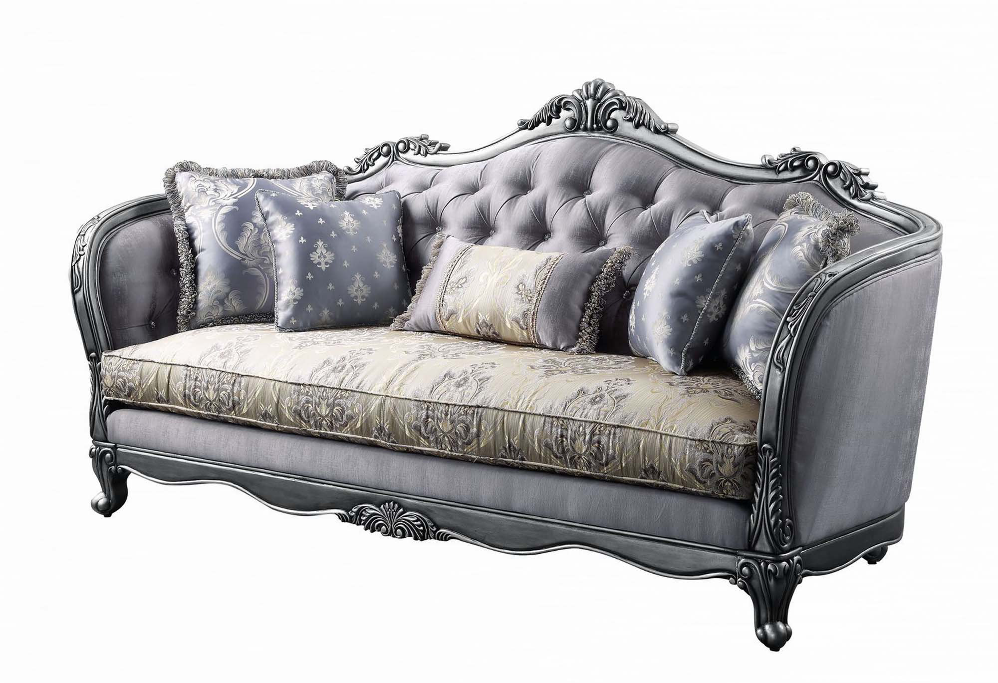 Rosdorf Park Transitional Style Sofa With Pillows | Wayfair