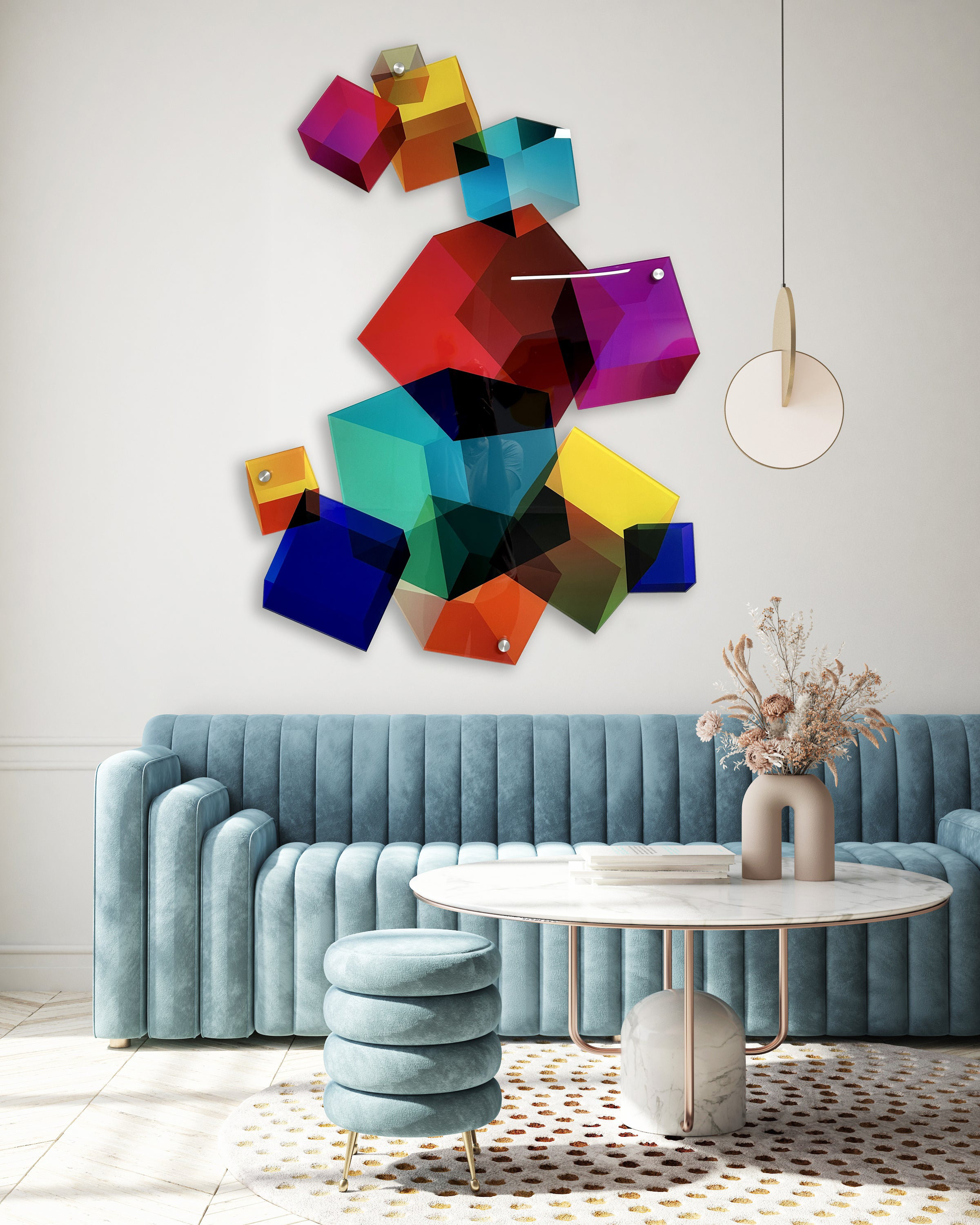 UniQstiQ Acrylic Cubes Wall Décor | Wayfair