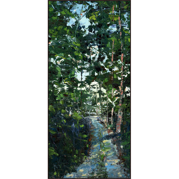 Wendover Art Group Forest Forest Shadows Framed On Canvas Painting ...
