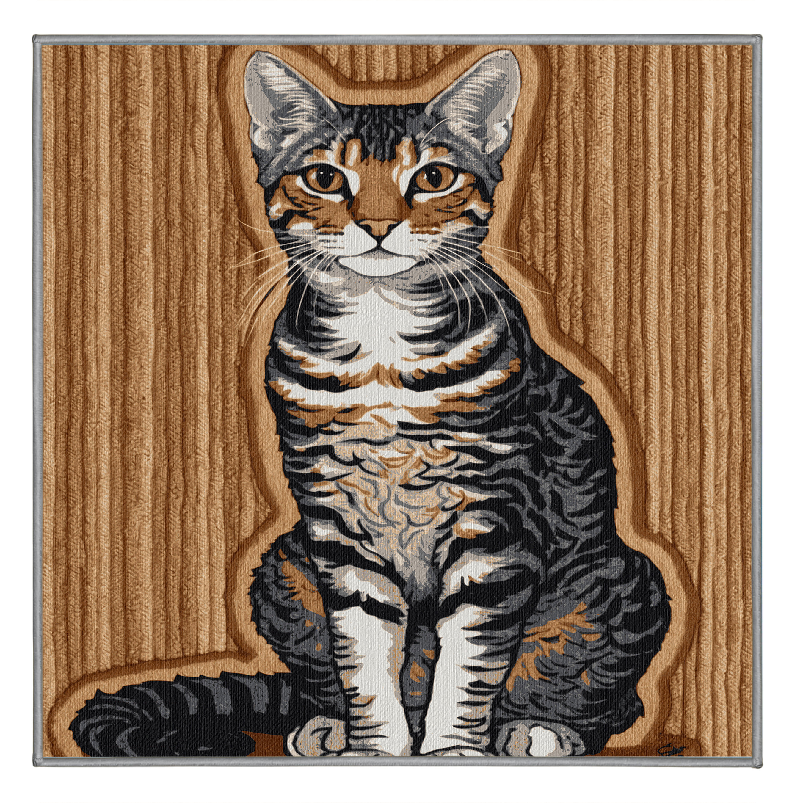 Foundry Select Washable Tennessee Rex Cats Area Rug | Wayfair