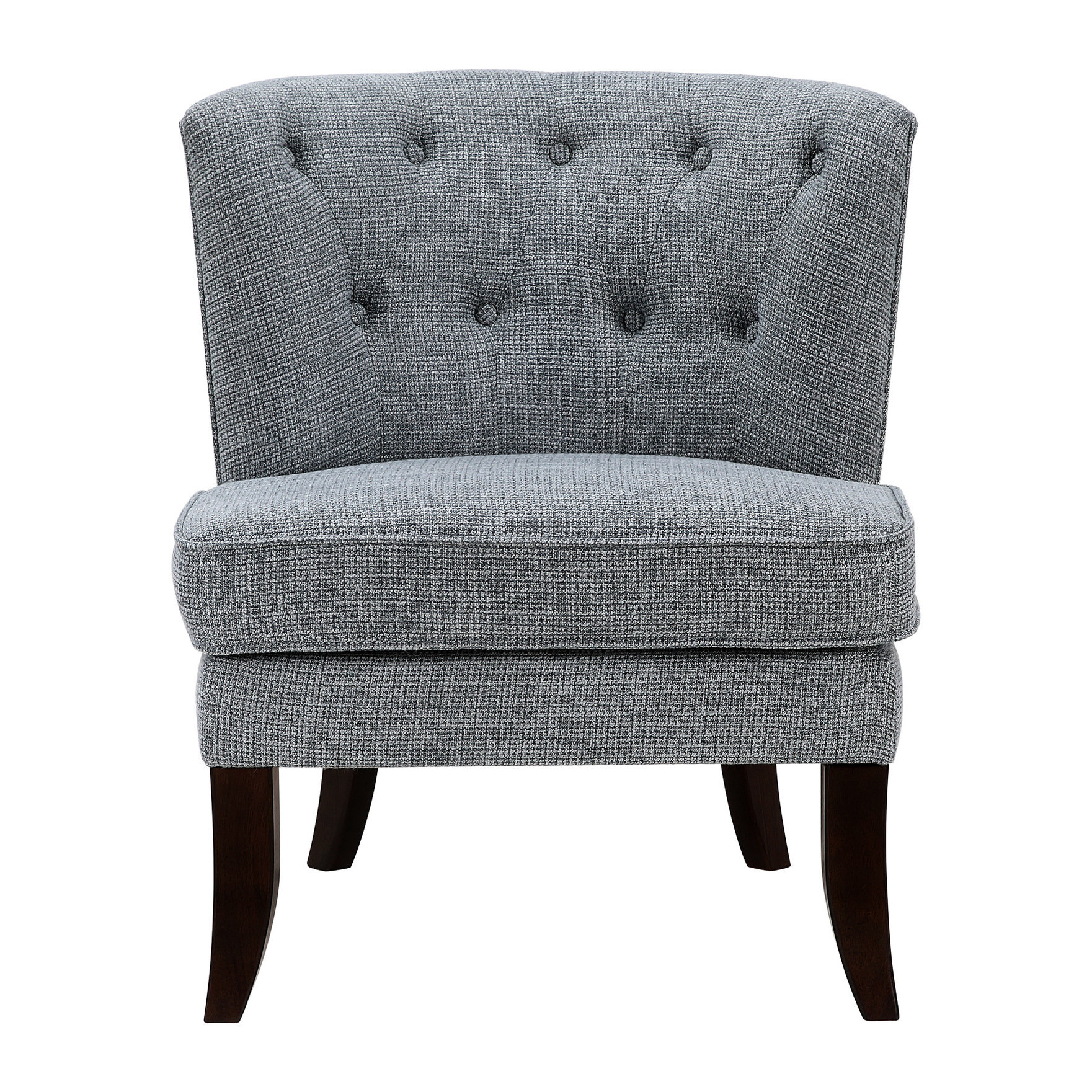 Everly Quinn Modern Upholstered Chair With Solid Wood Legs And ...
