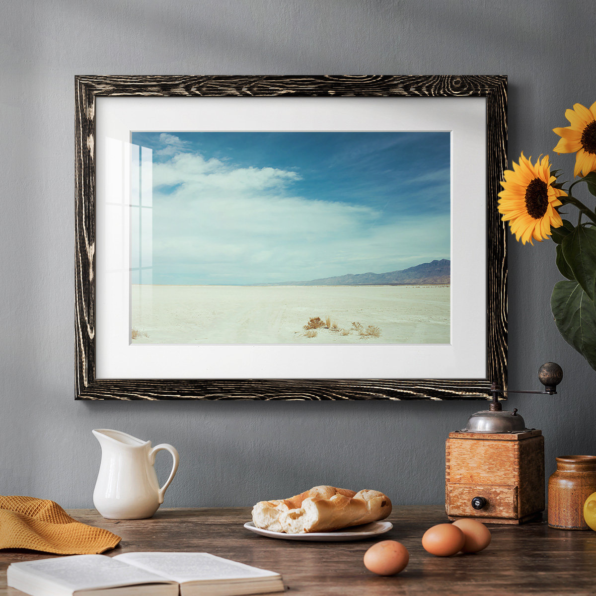 Dovecove Salt Flat Walk I - Single Picture Frame Print | Wayfair