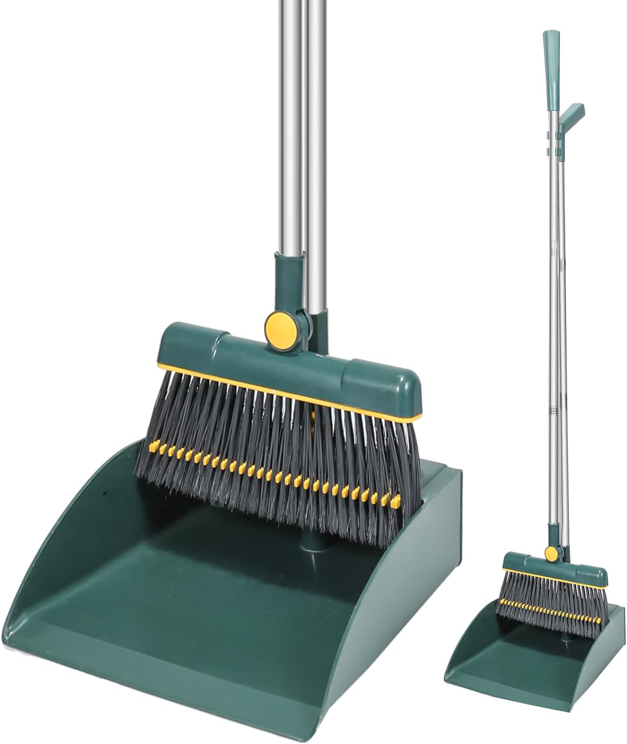 IMPIAR 180° Rotating Long Handle Broom And Dust Pan Set - Wayfair Canada