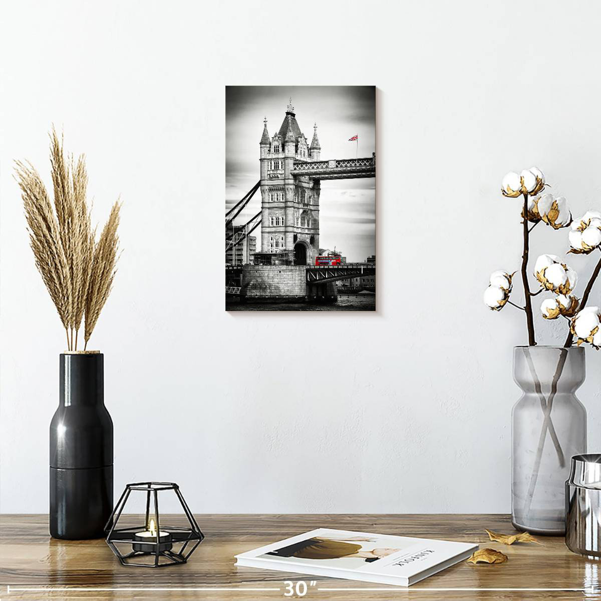 Ebern Designs Aime London - Tower Bridge Red Bus - Wayfair Canada