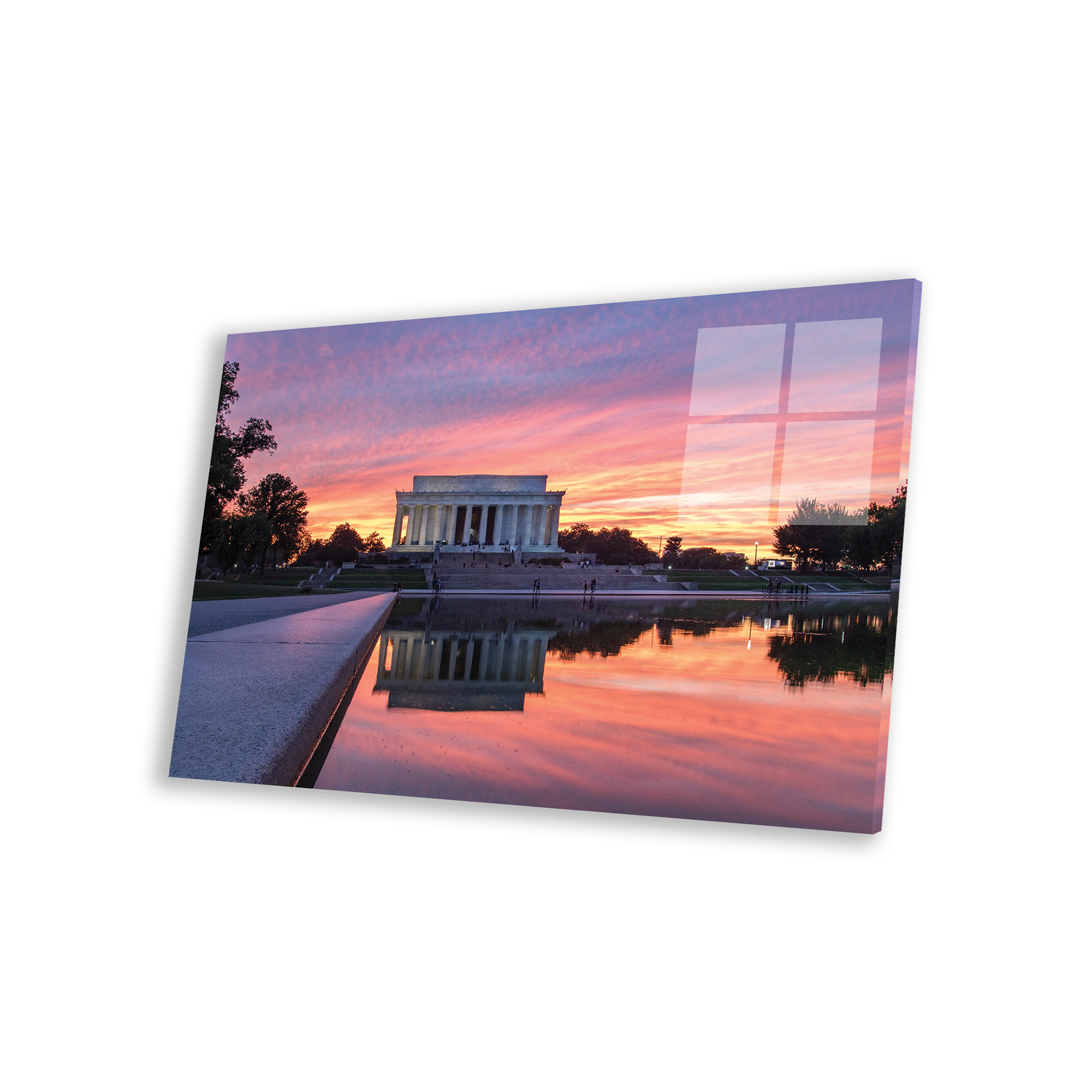 Latitude Run® Washington DC Lincoln Sunset by Eric Fisher - Unframed ...
