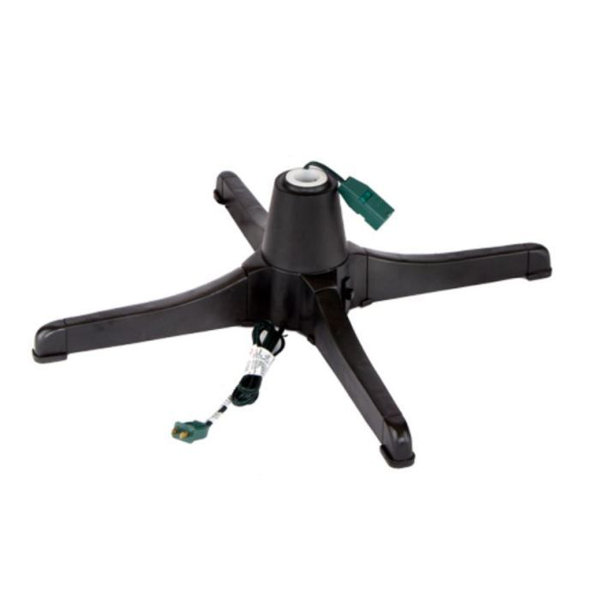 The Holiday Aisle® Metal Rotating Artificial Tree Stand For Max. Tree ...