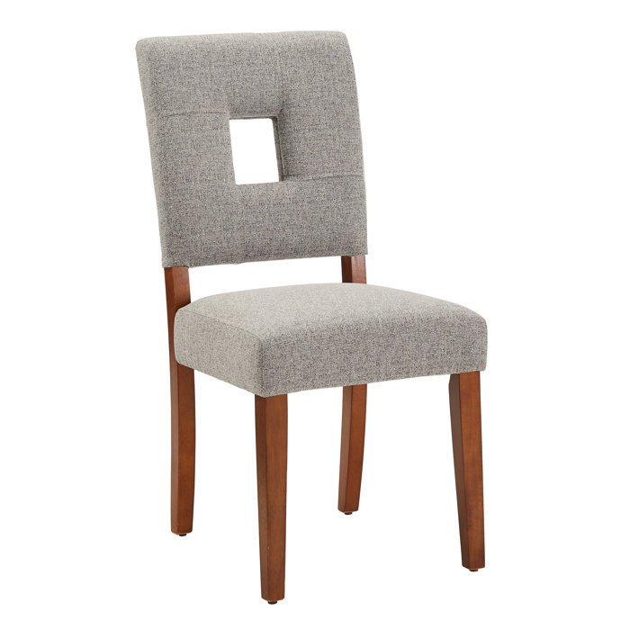 Lark Manor Alsion Fabric Keyhole Back Side Chair & Reviews | Wayfair