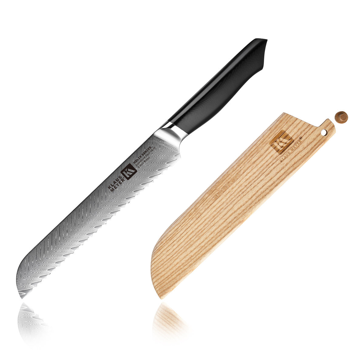 Klaus Meyer Helix 8'' Bread Knife (Wood Sheath Contained) | Wayfair