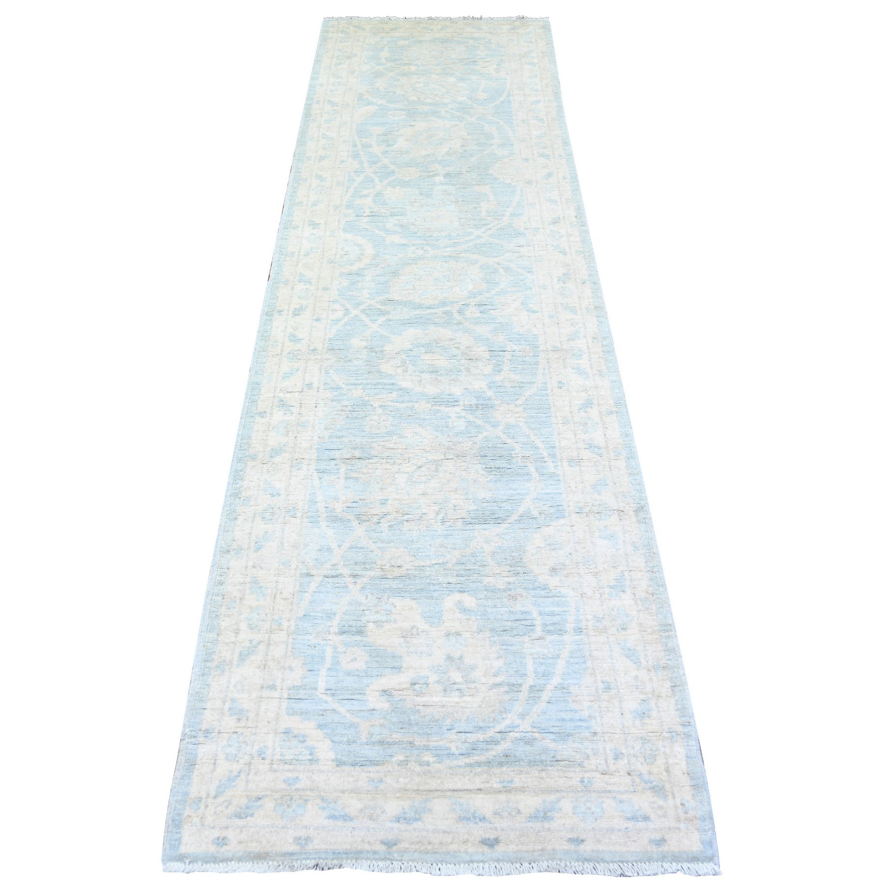 Isabelline Zuber One-of-a-Kind 2'8" X 9'9" New Age Runner Wool Area Rug ...