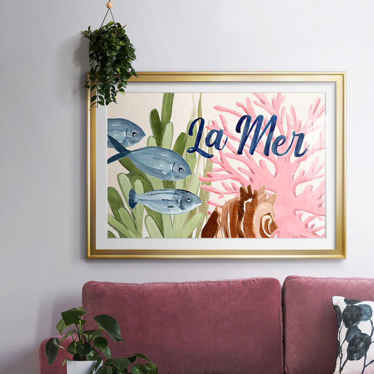 Highland Dunes Pastel Mer III Framed On Paper Print | Wayfair