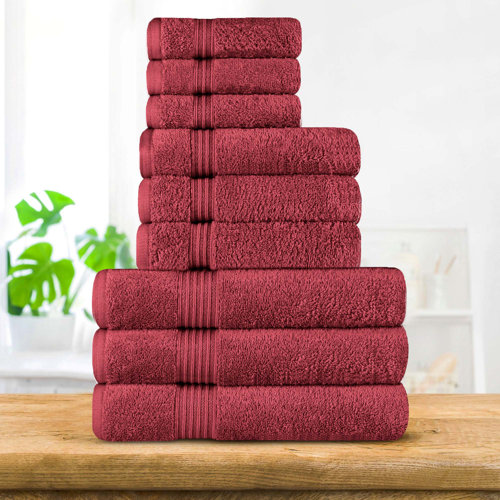 Red Bath Towels You'll Love | Wayfair