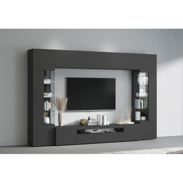 Ivy Bronx TV wall unit Dberard, with 6 doors, 100% Made in Italy, cm ...