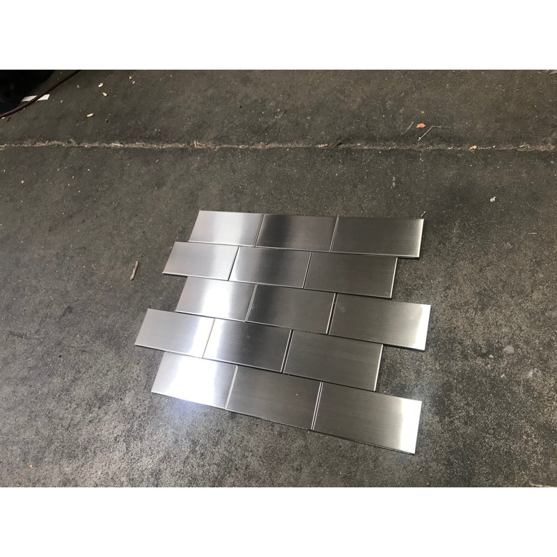 Bloom Stone 3" x 6" Metal Metal Look Wall Tile & Reviews | Wayfair