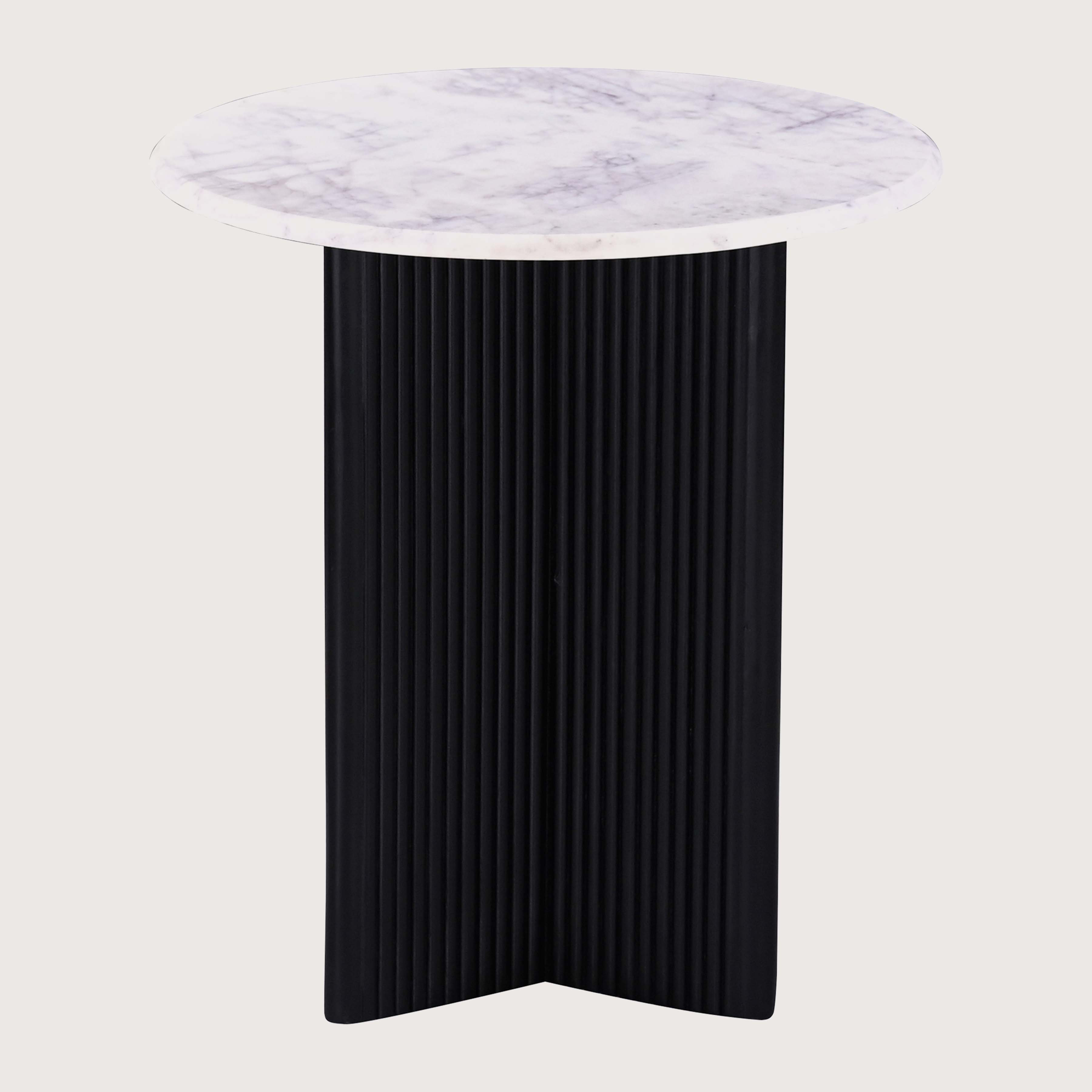 Brayden Studio® Friedemann Coffee Table, Luxurious Round Mable Topped ...