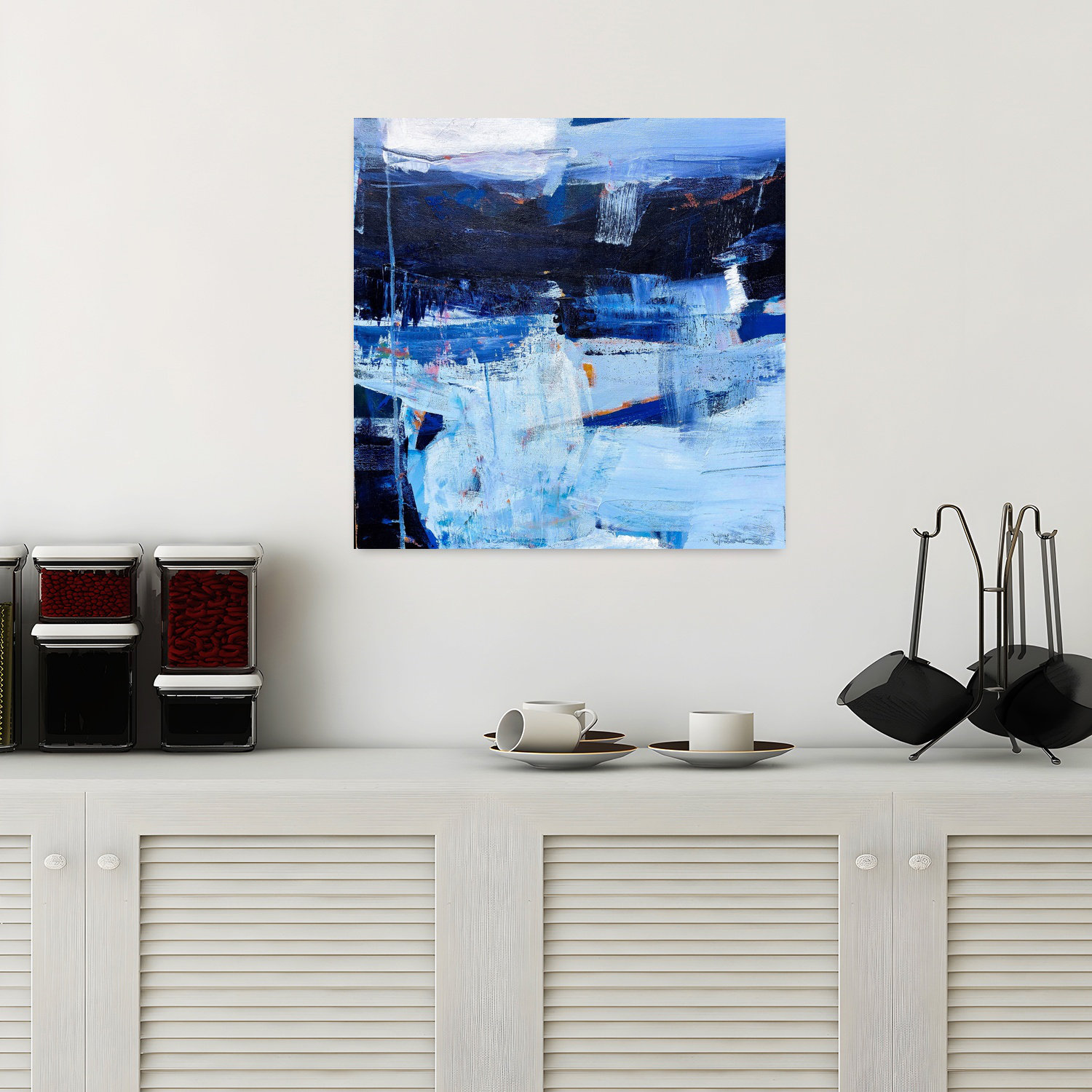 Brayden Studio Moon Cricket II Abstract Contemporary Art - Wayfair Canada