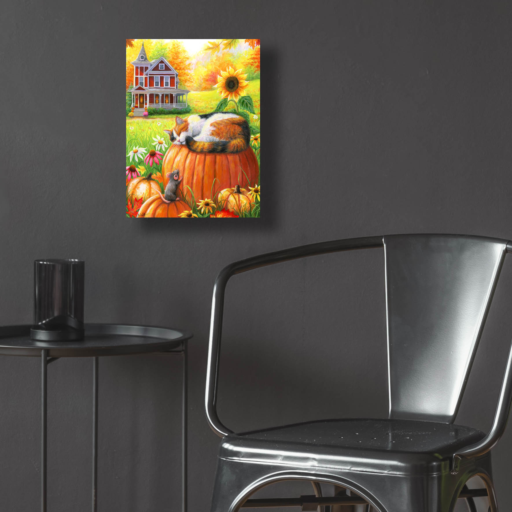 August Grove® 'Autumn Dreams' by Bridget Voth, Acrylic Glass Wal Art ...