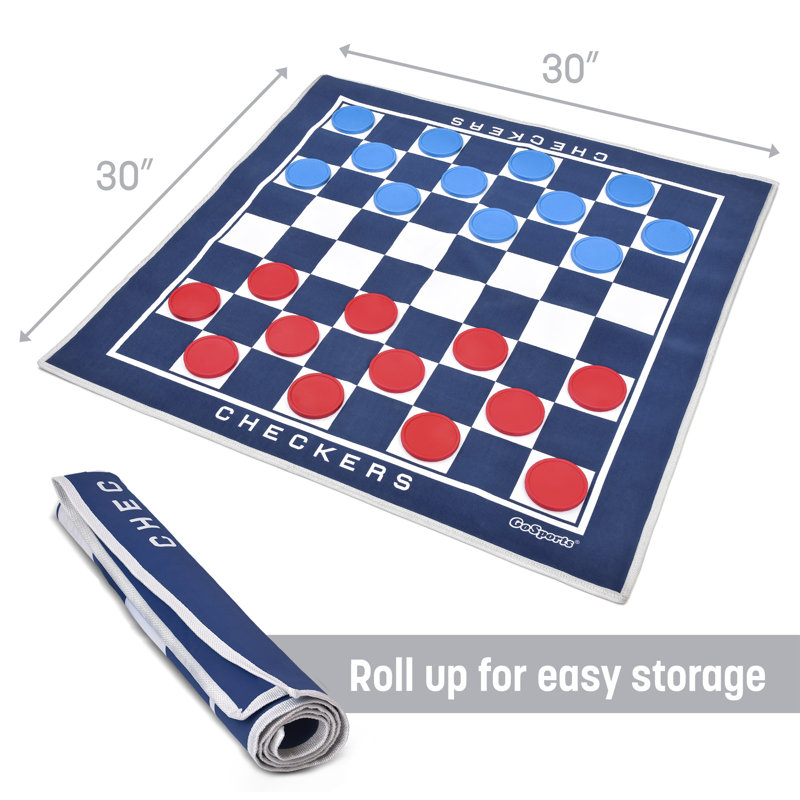 GoSports Giant Checkers Set & Reviews | Wayfair