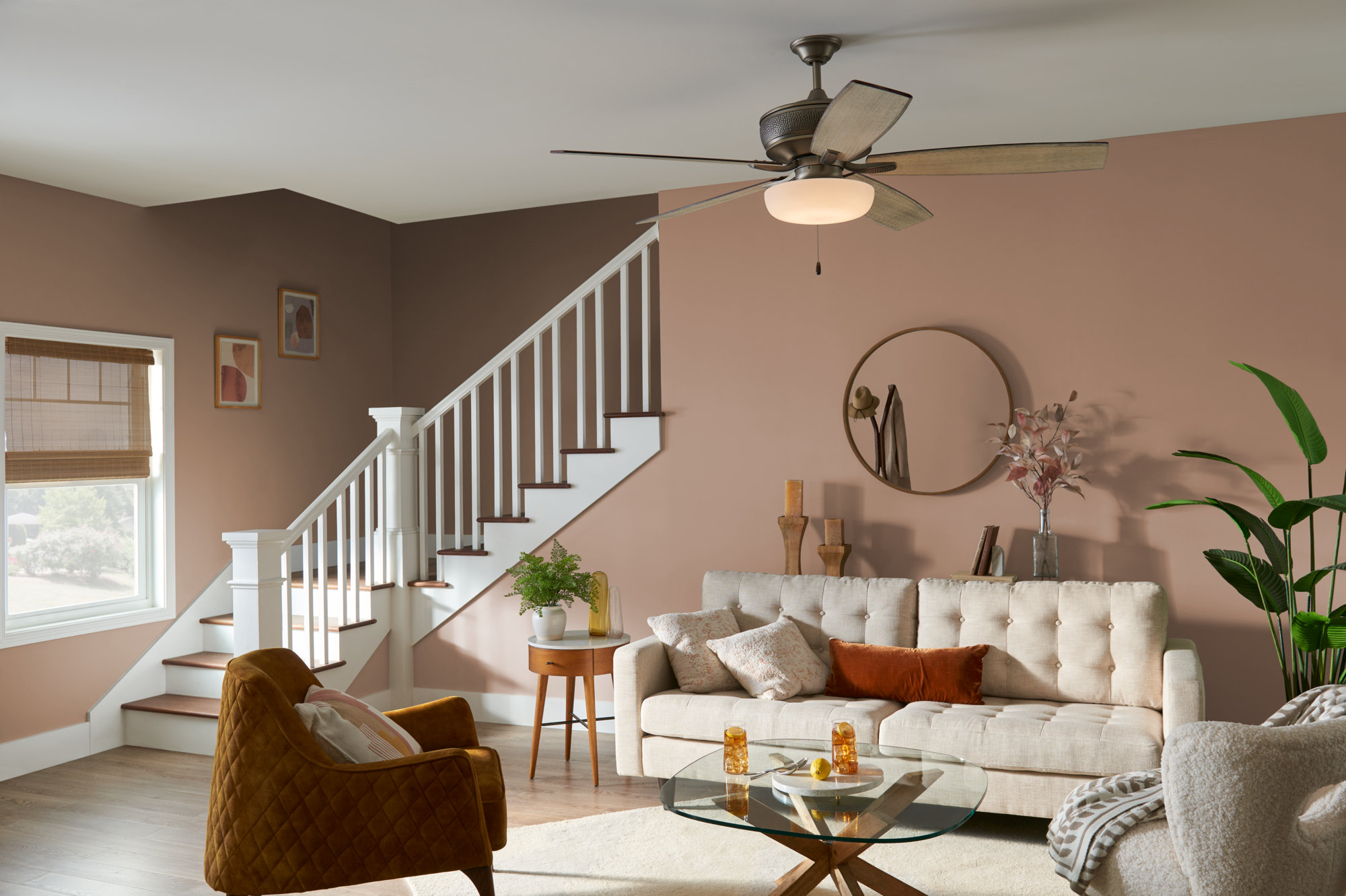 Hokku Designs 1- Light Universal LED Ceiling Fan Bowl Light Kit ...