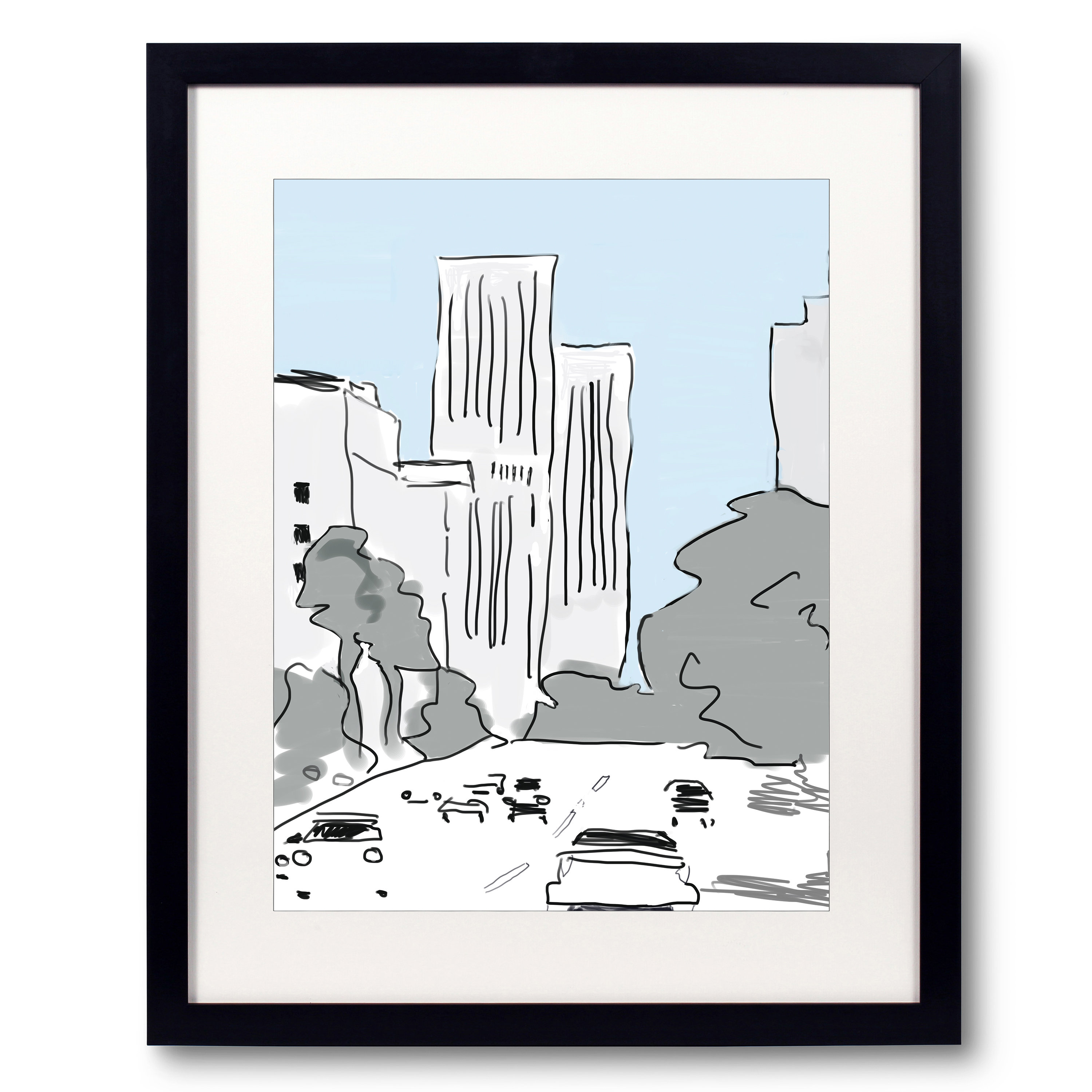 Made & Curated Wilshire Boulevard by Deborah Blum - Picture Frame ...