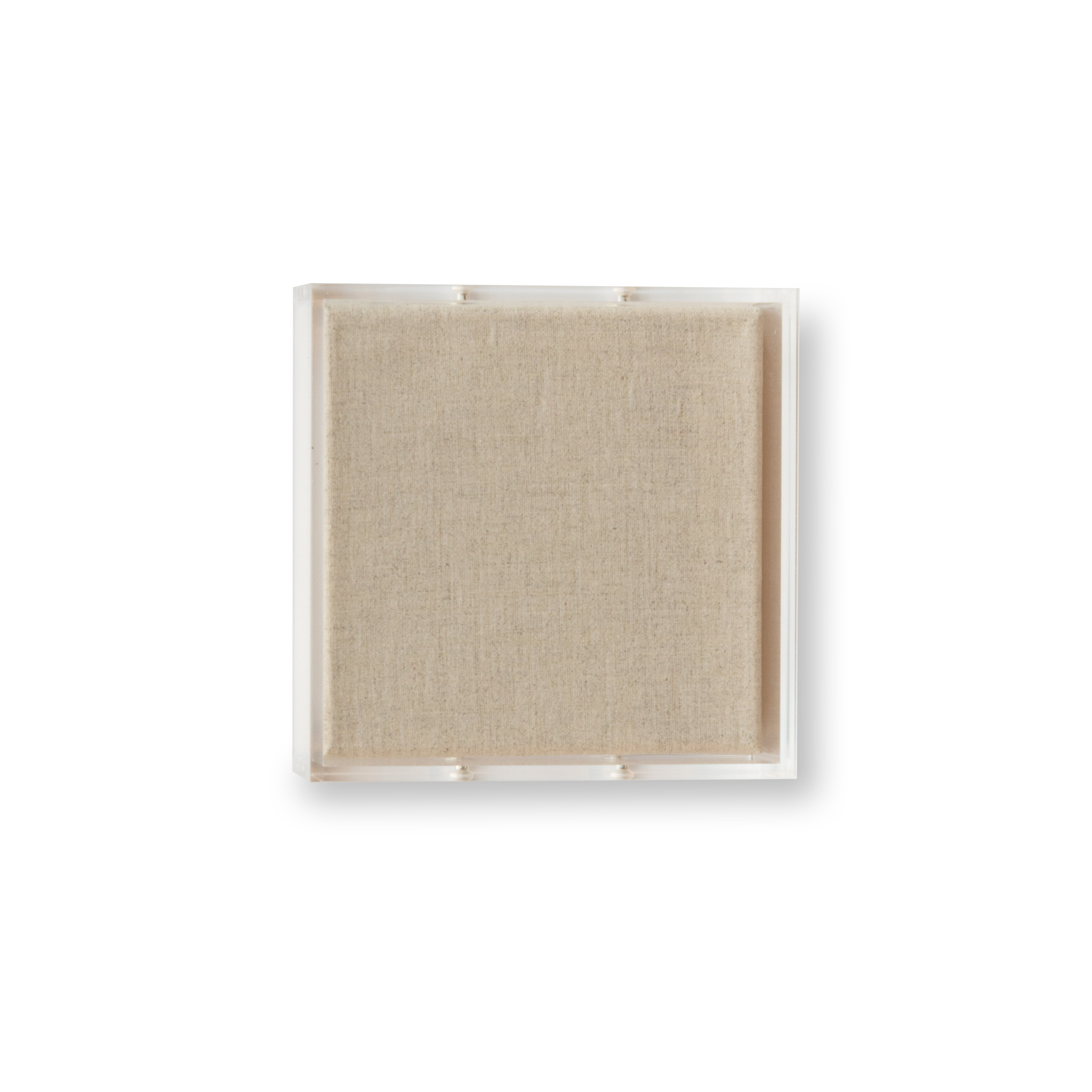 Wexel Art Modern Acrylic Shadowbox with Linen Canvas 2" Depth | UV ...