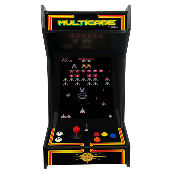 Suncoast Arcade Tabletop Arcade Machine with 19" Monitor and 516 Retro ...
