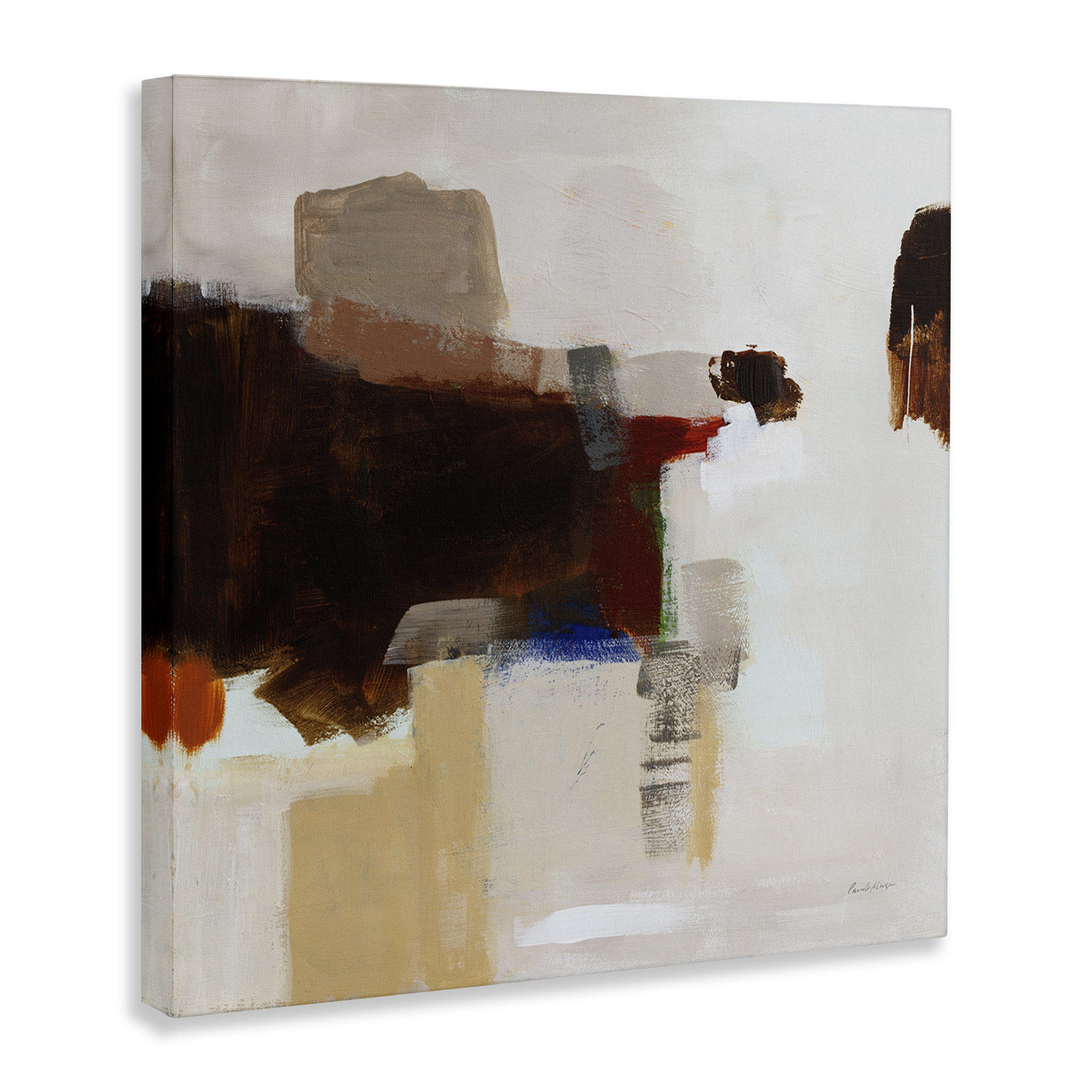 Wrought Studio™ American Rust Abstraction Canvas Wall Art by Pamela ...