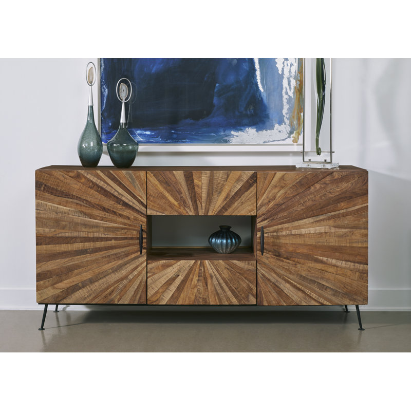 Millwood Pines Coila 69" Wide 2 Drawer Buffet Table | Wayfair