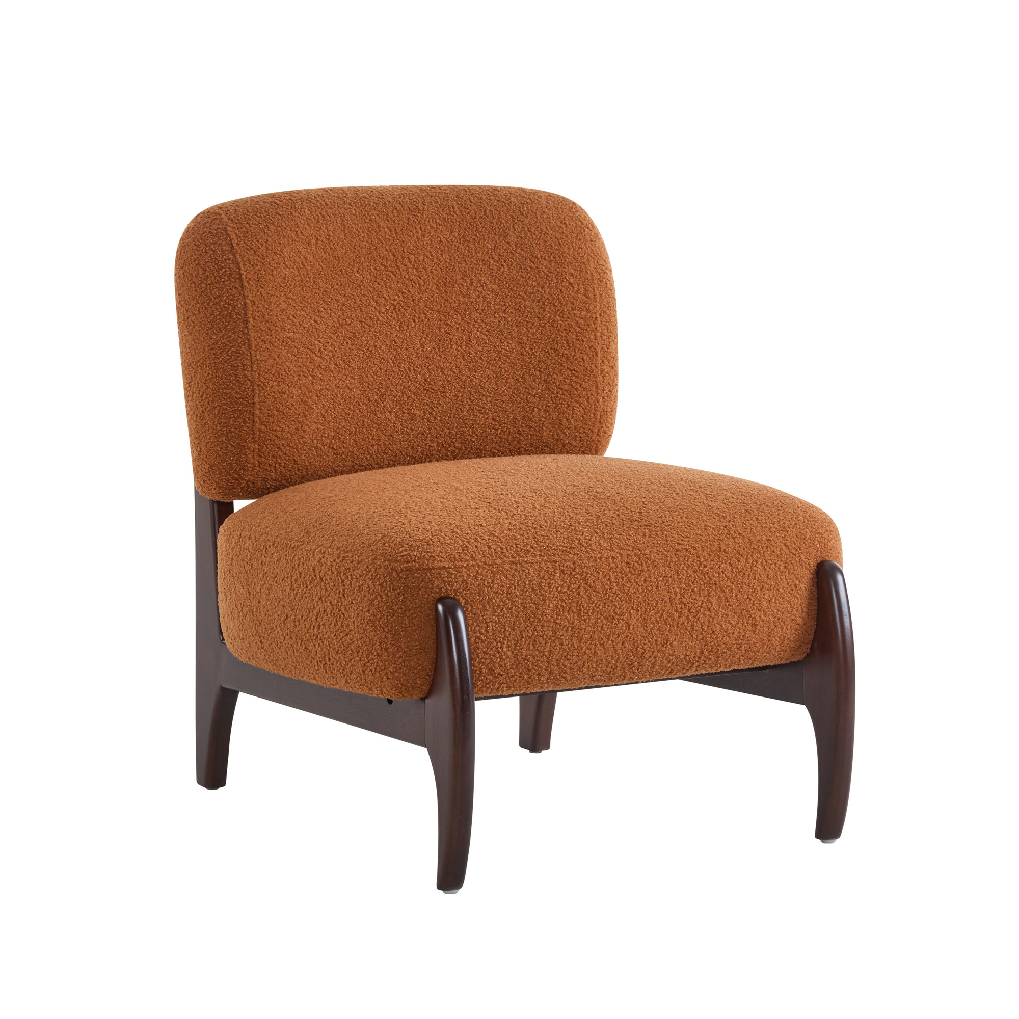 George Oliver Modern Boucle Lounge Chair | Wayfair